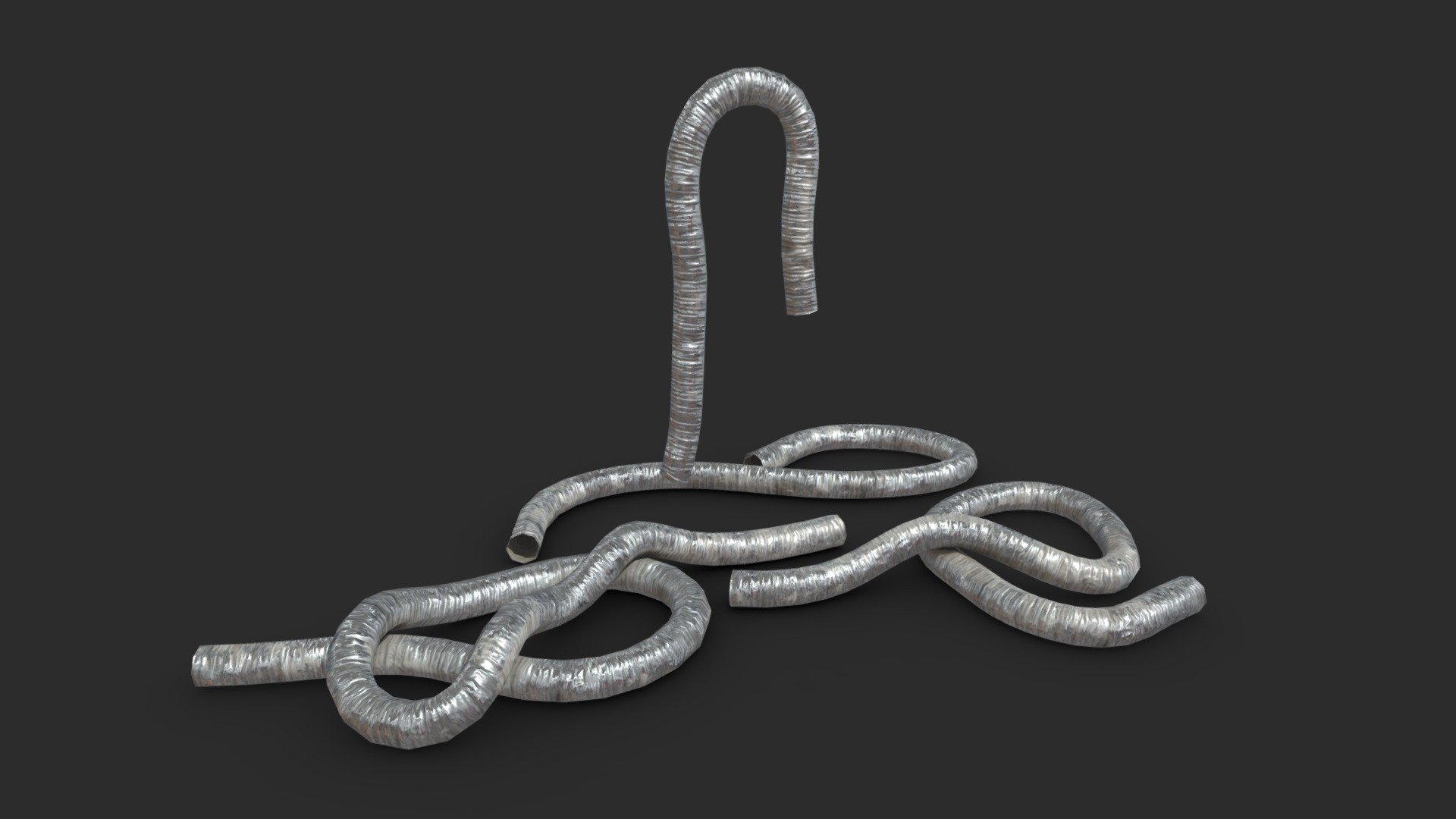 Aluminum Hose Air Duct Pipe - Buy Royalty Free 3D model by KangaroOz 3D ...
