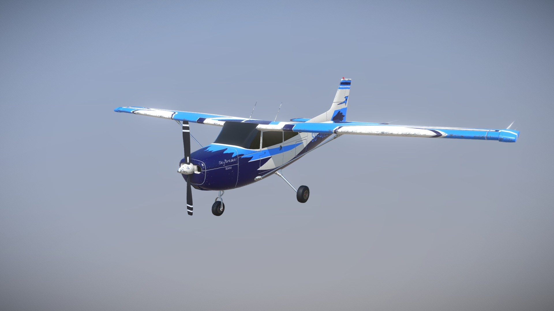 Cessna aircraft - 3D model by Nikolay Gavrev (@nickgavrev) [78fbc20 ...