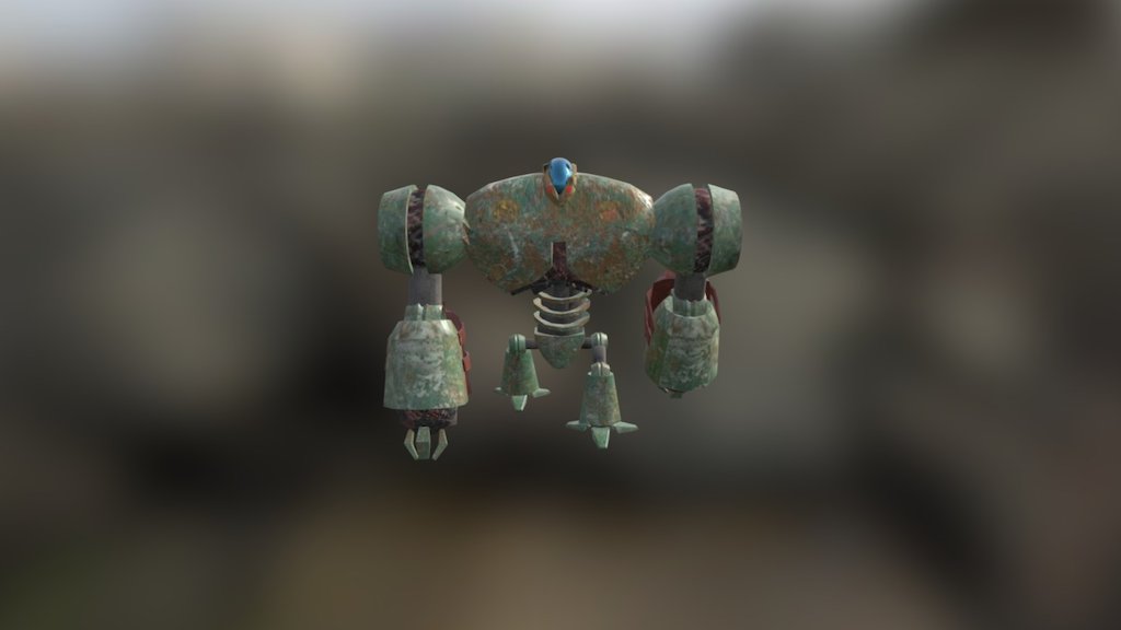 Robot Walk with Texture - 3D model by hunterjn [78fc5a2] - Sketchfab