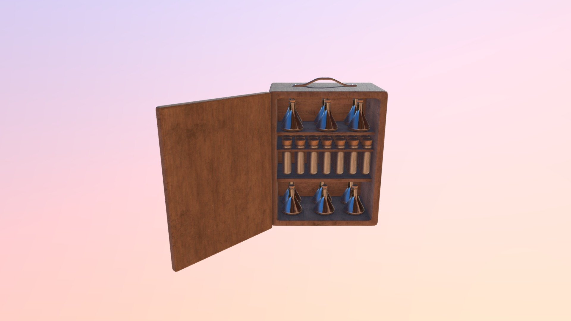 Glass Vial Kit - 3D model by robinstaples [78fcb0f] - Sketchfab