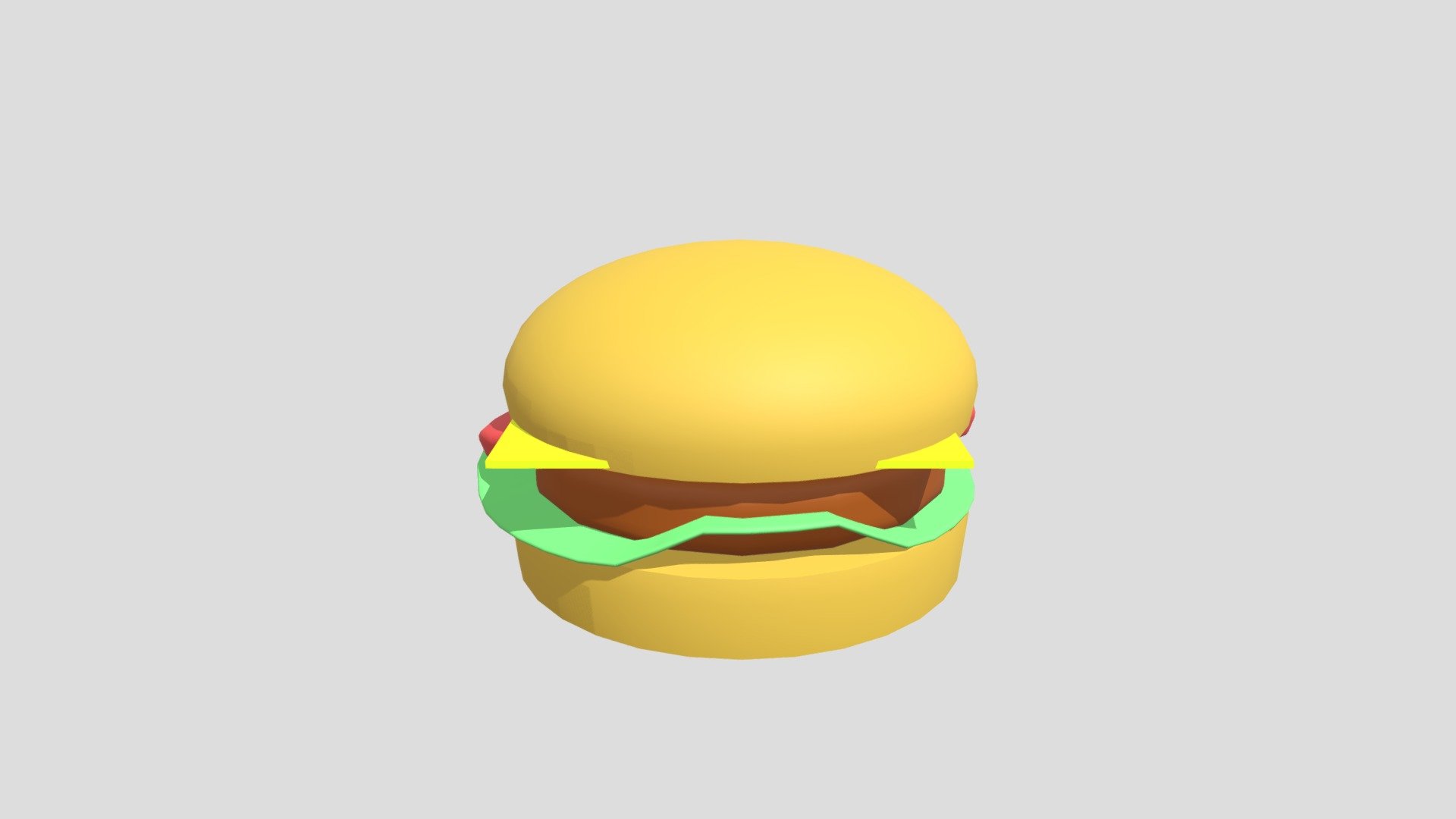 burger - 3D model by verleybrent [78fdfd7] - Sketchfab