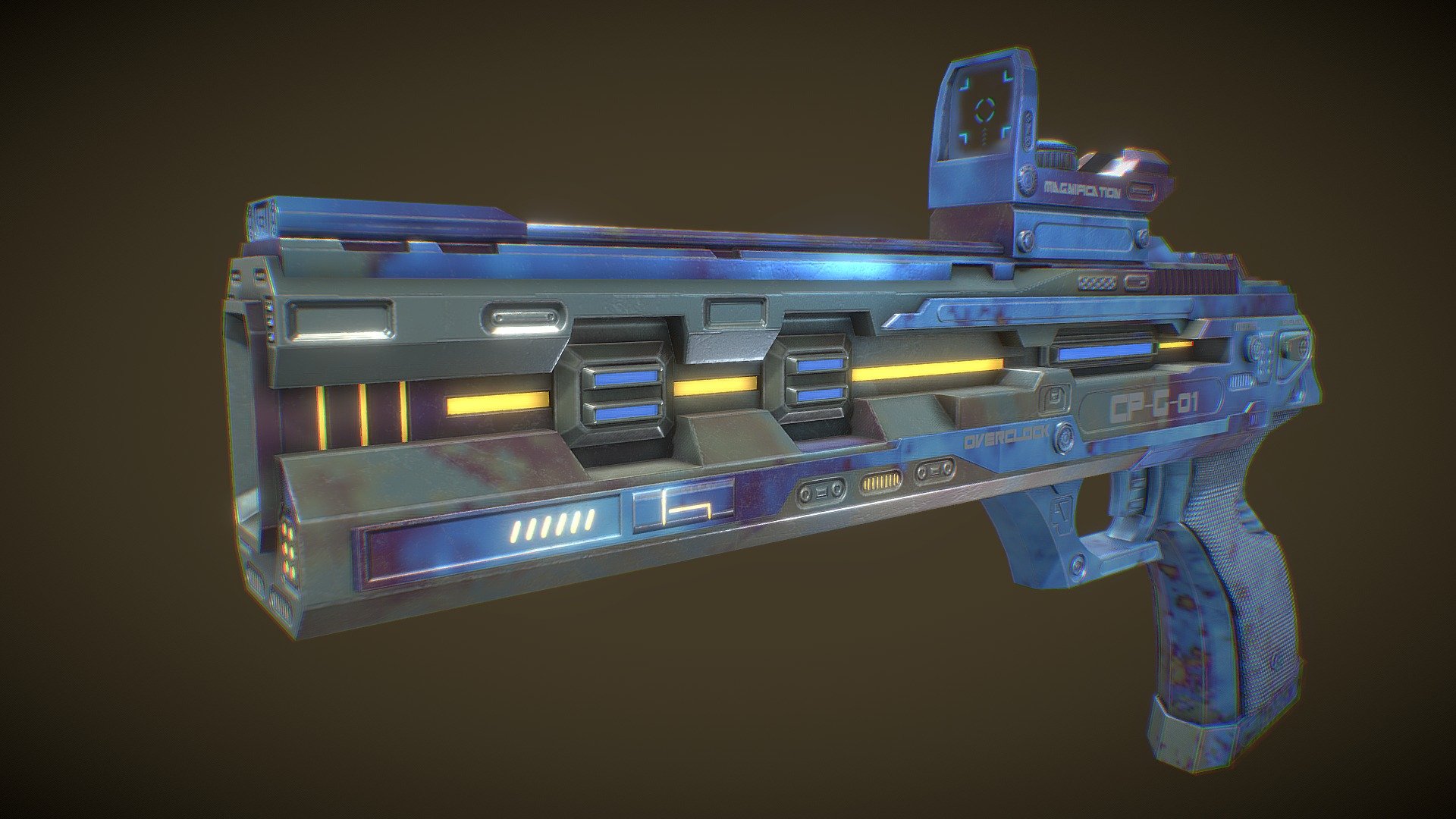CSGO/Gun/pistol/science fiction/quench - Buy Royalty Free 3D model by ...