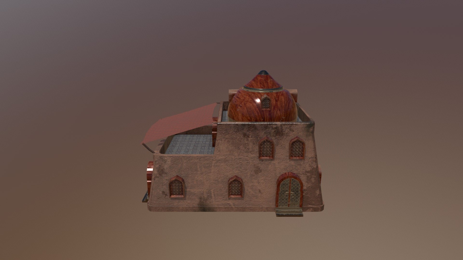 desert house - 3D model by witold.suchon [78ff0d8] - Sketchfab