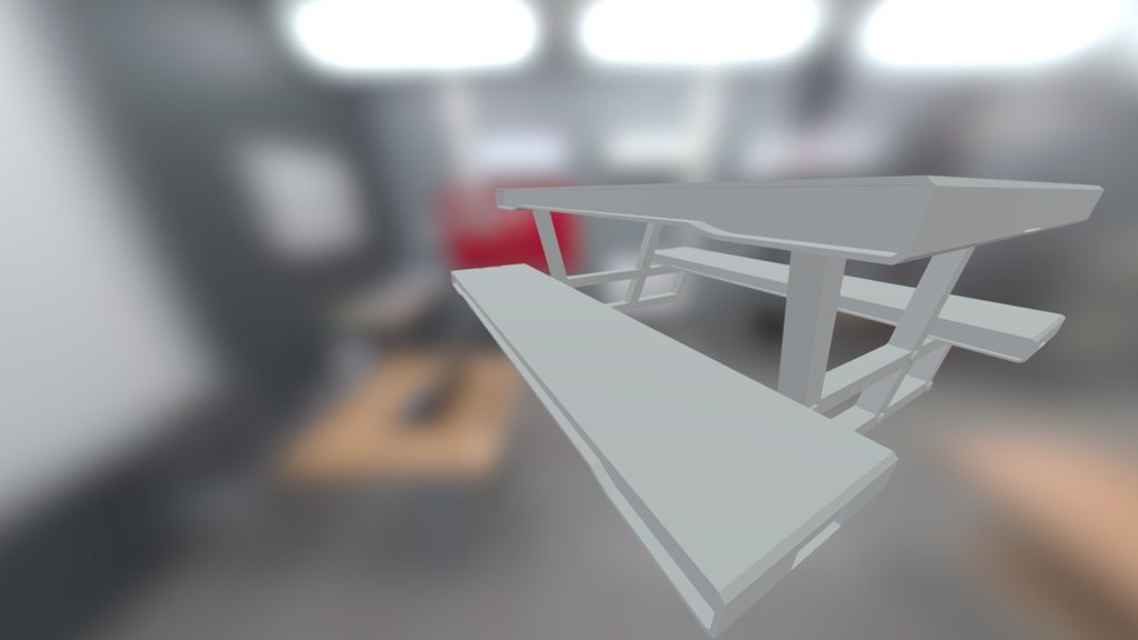 Mess hall table - 3D model by TheCGMaximum [78ff54e] - Sketchfab