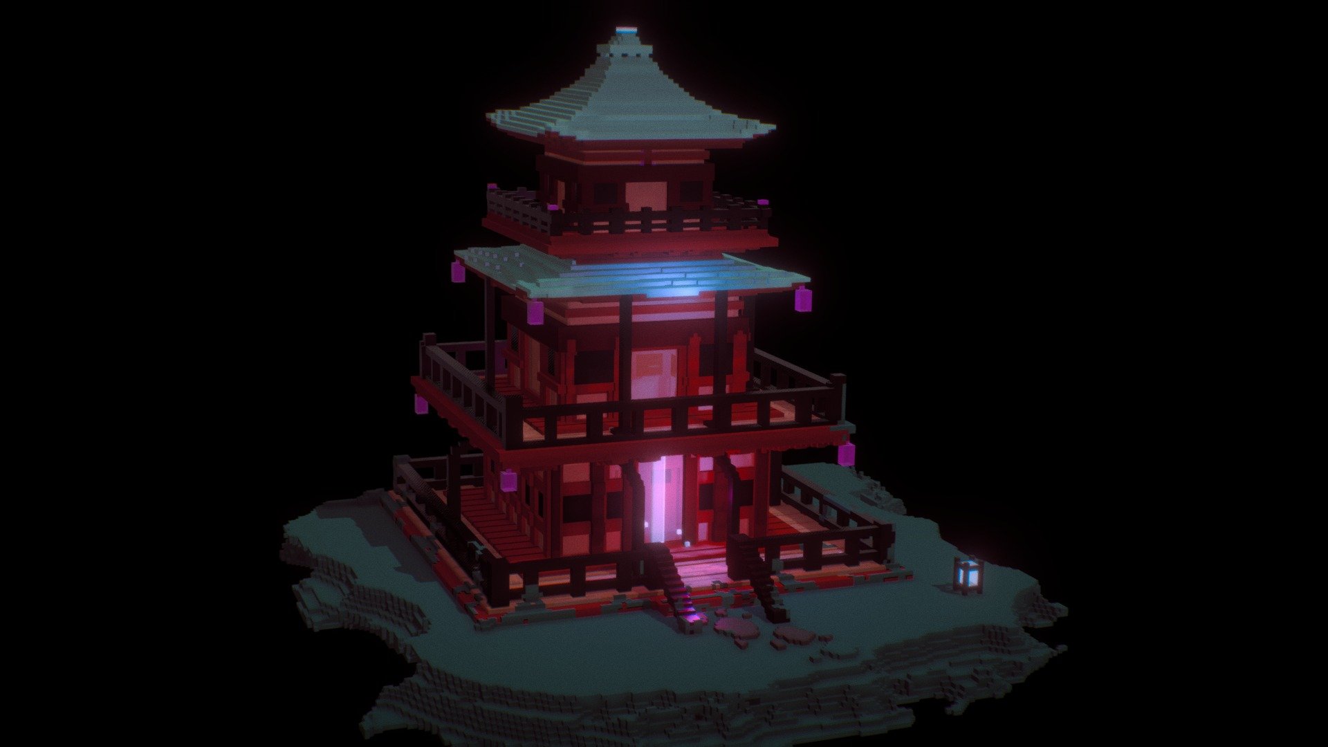Temple - 3D model by liiiina22 [78ff9a6] - Sketchfab