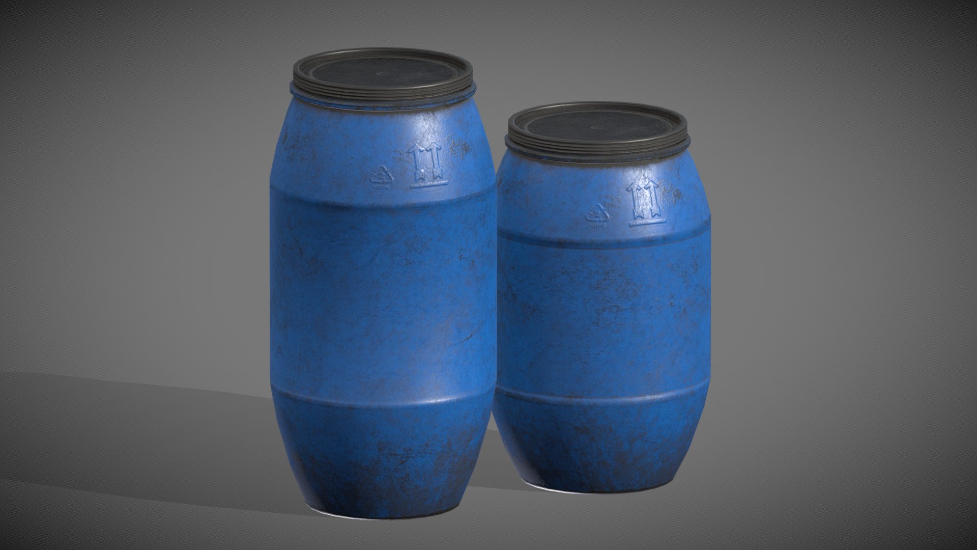 Plastic Barrel - 3D model by WhiteWolf85 [79002dd] - Sketchfab