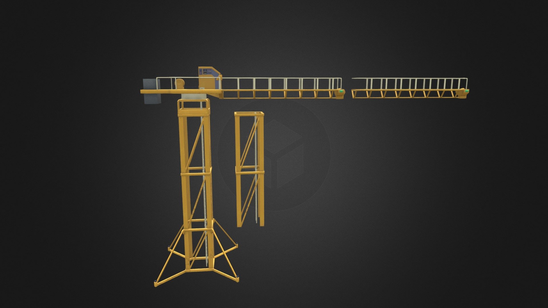 VR ready Crane Hero Asset - 3D model by Grish_Avetisyan [7900adc ...