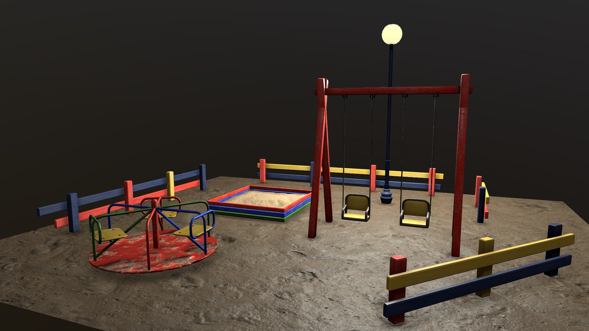 Playground - Download Free 3D model by Tetiana_Andronova (@prudence ...