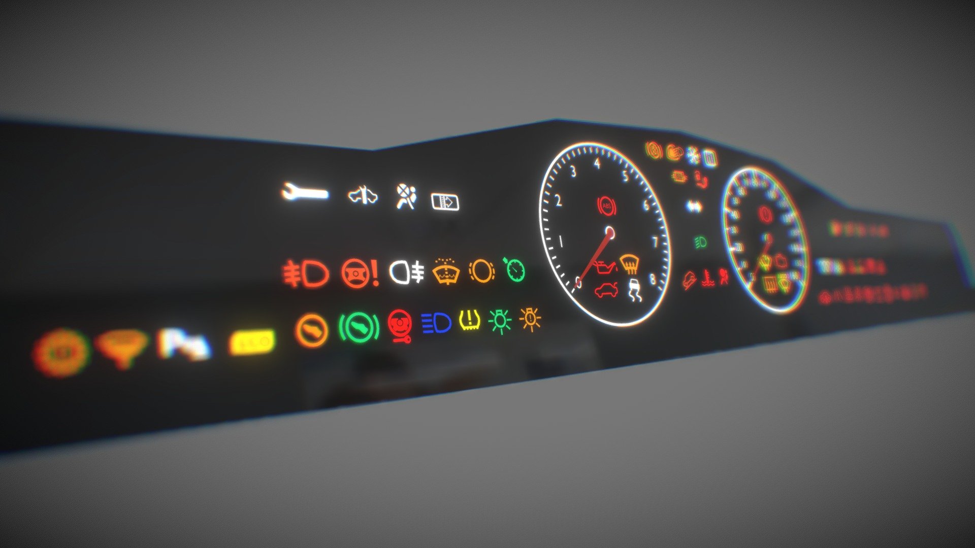 FREE Dashboard Symbols - no textures - Download Free 3D model by Unity ...