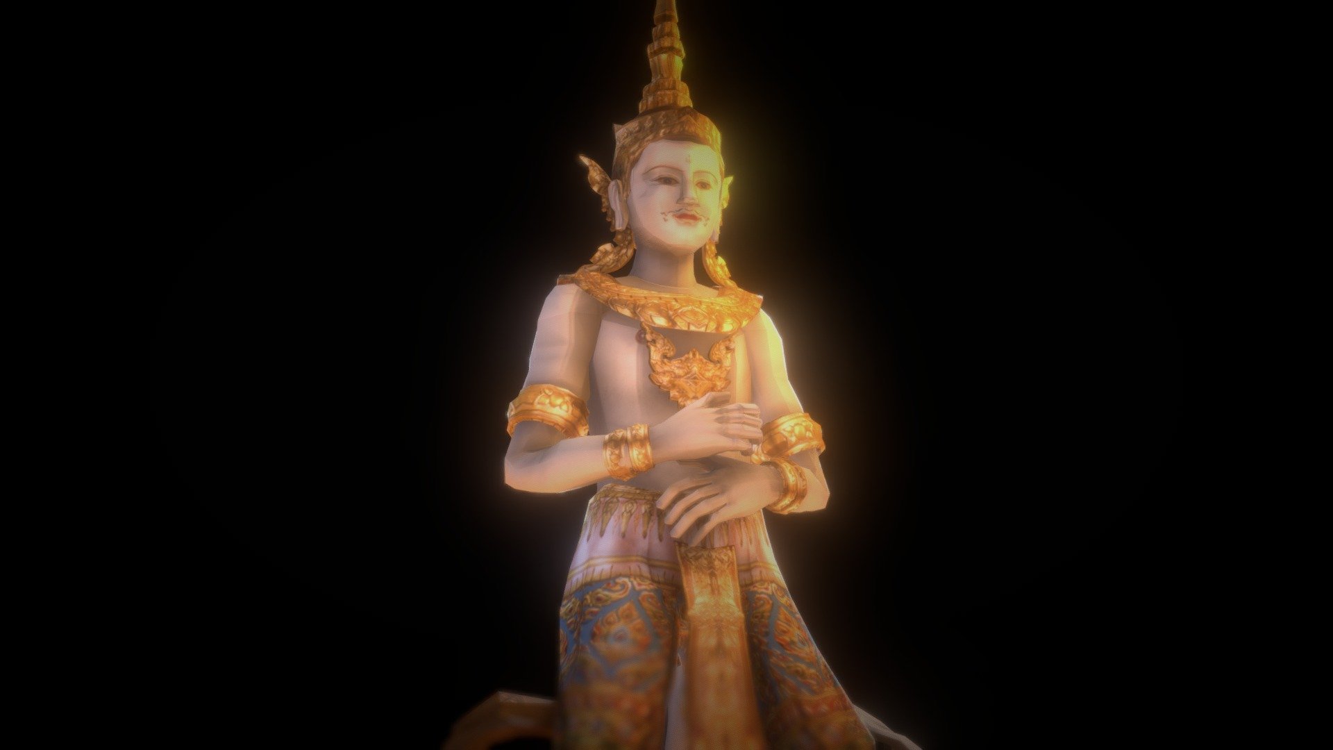 Sitting God, The King Rama 9 Royal Funeral Pyre - Download Free 3D ...