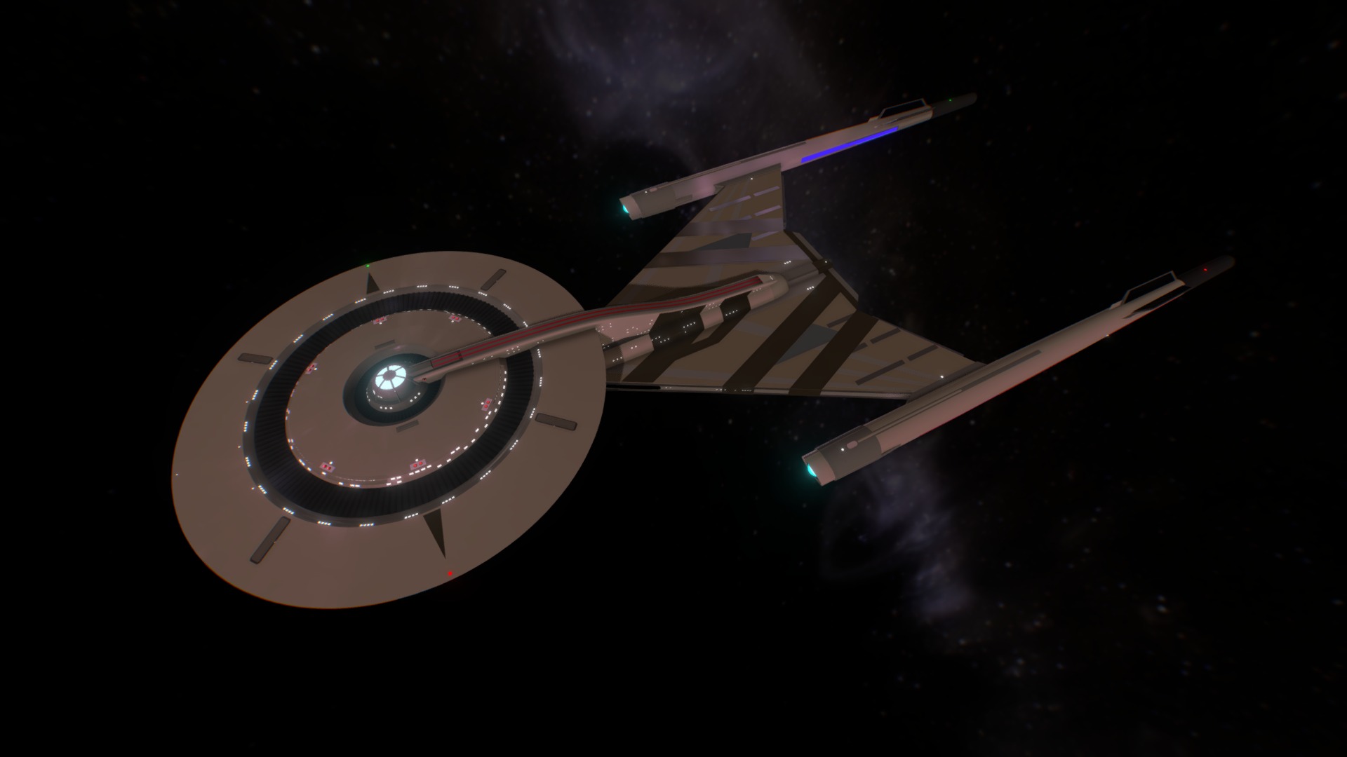 U.S.S. Discovery Refit - Download Free 3D model by Lt. Mark ...