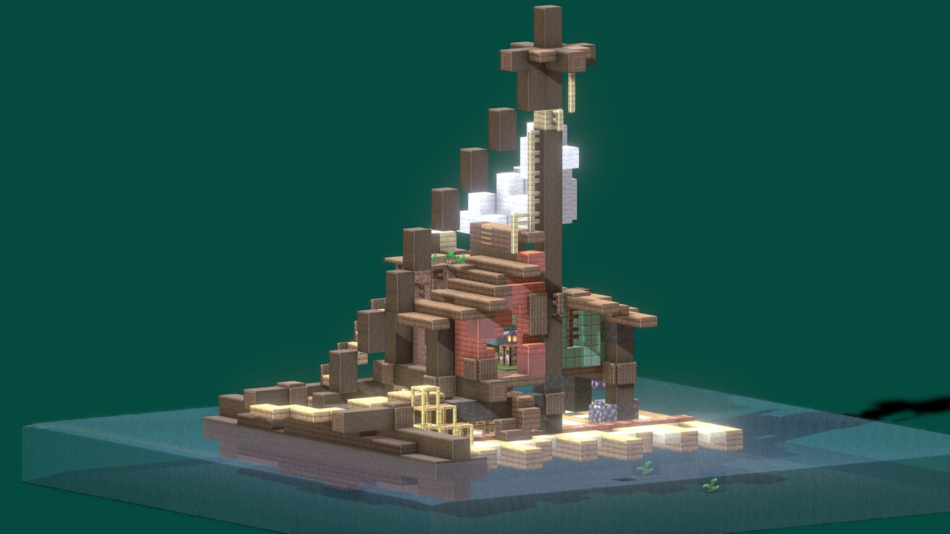 Simple Starter: Survival Raft - 3D model by SevenScroll5003 [7903fa8 ...