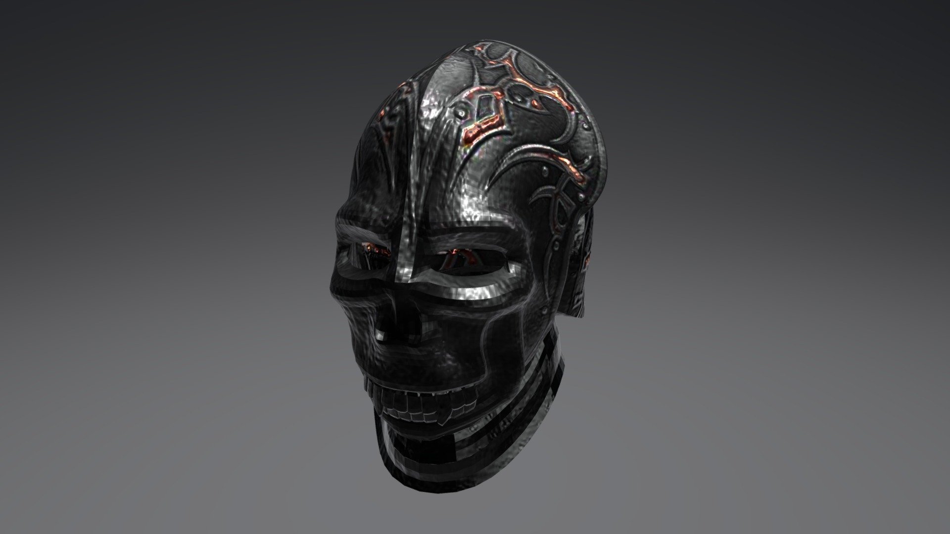 Warlord Mask (Dark) - Buy Royalty Free 3D model by shimtimultimedia ...