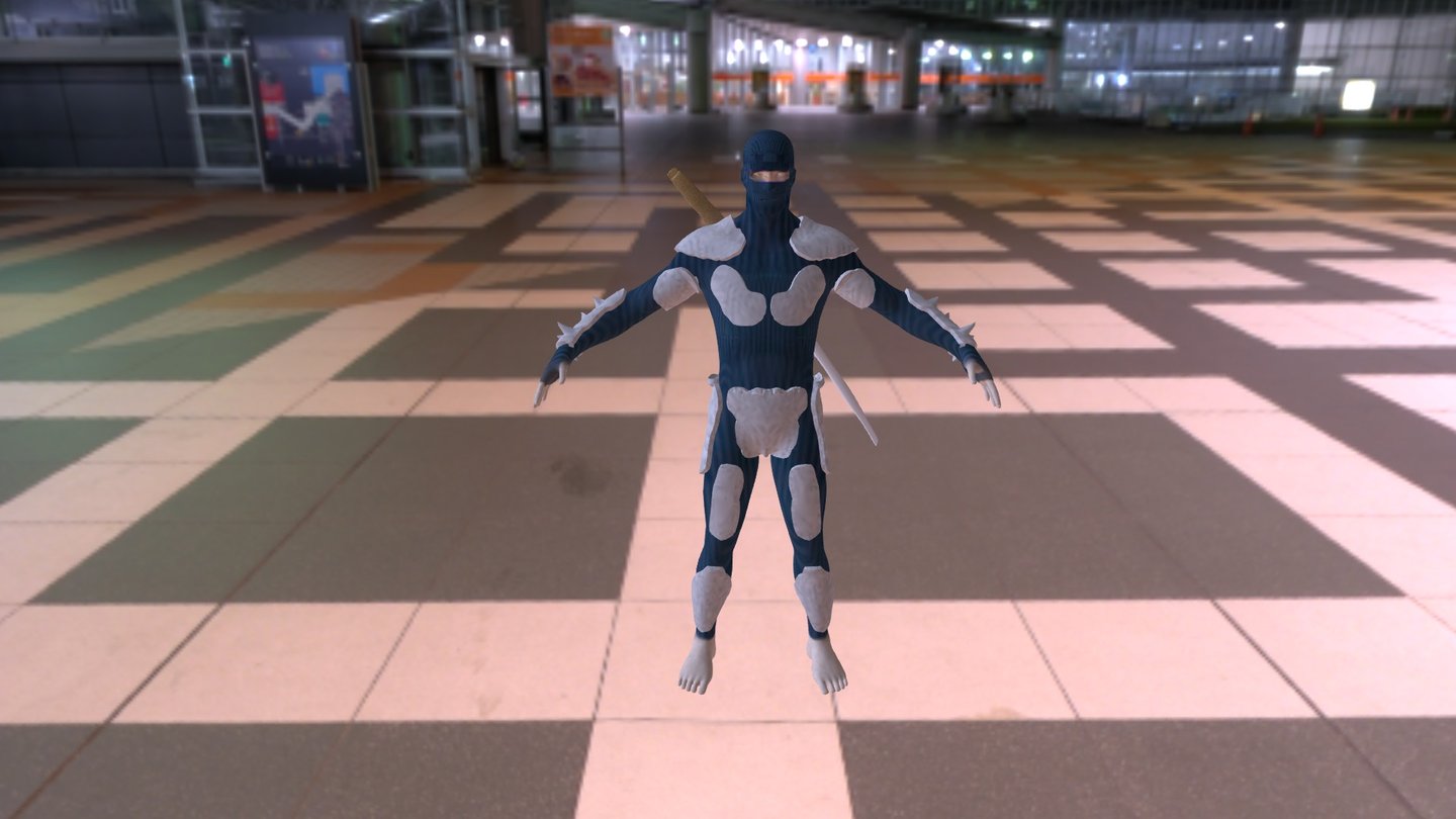 ninja - 3D model by ferbourget [7907d7f] - Sketchfab