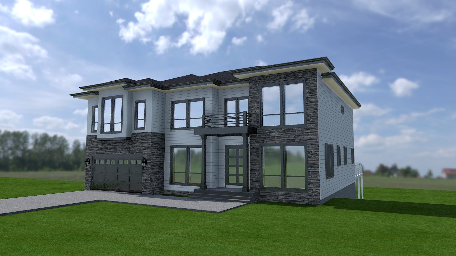 Uprety - 360 spin model of 3D house - 3D model by Render3DQuick ...