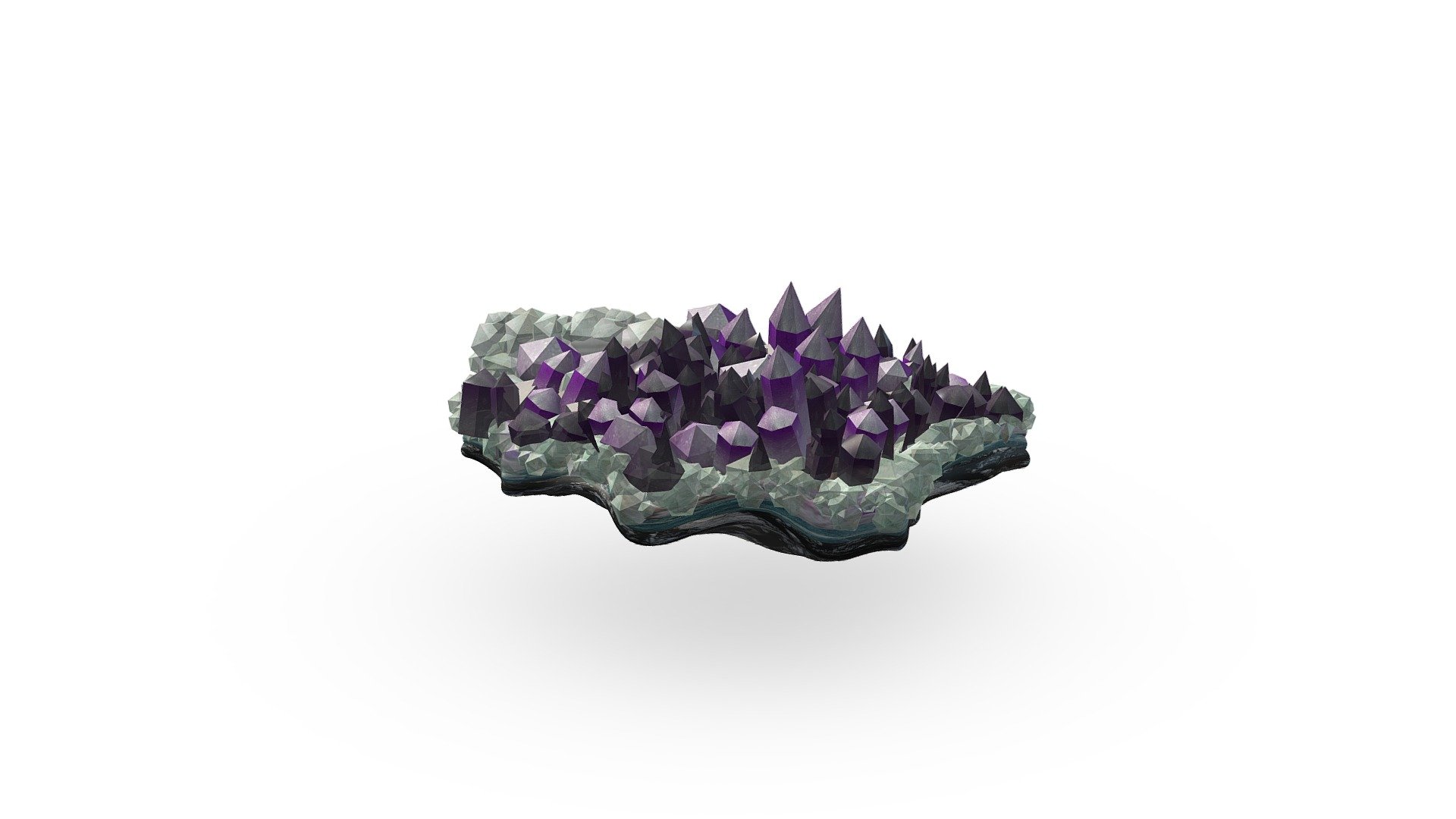 amethyst - 3D model by eline1806 [790946b] - Sketchfab