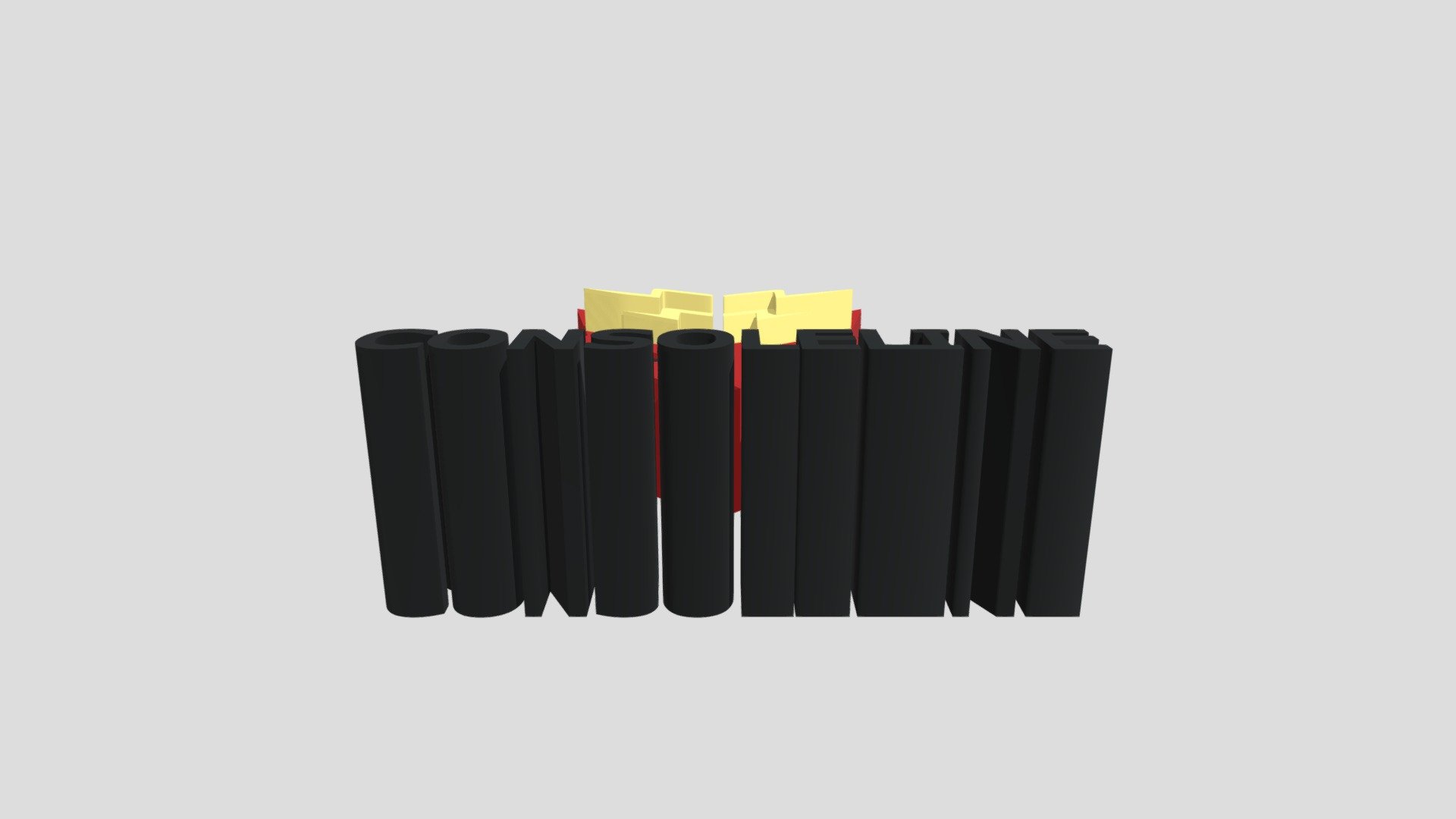 CONSOLELINE LOGO CENTRADO - 3D model by davidyadrian [7909b66] - Sketchfab