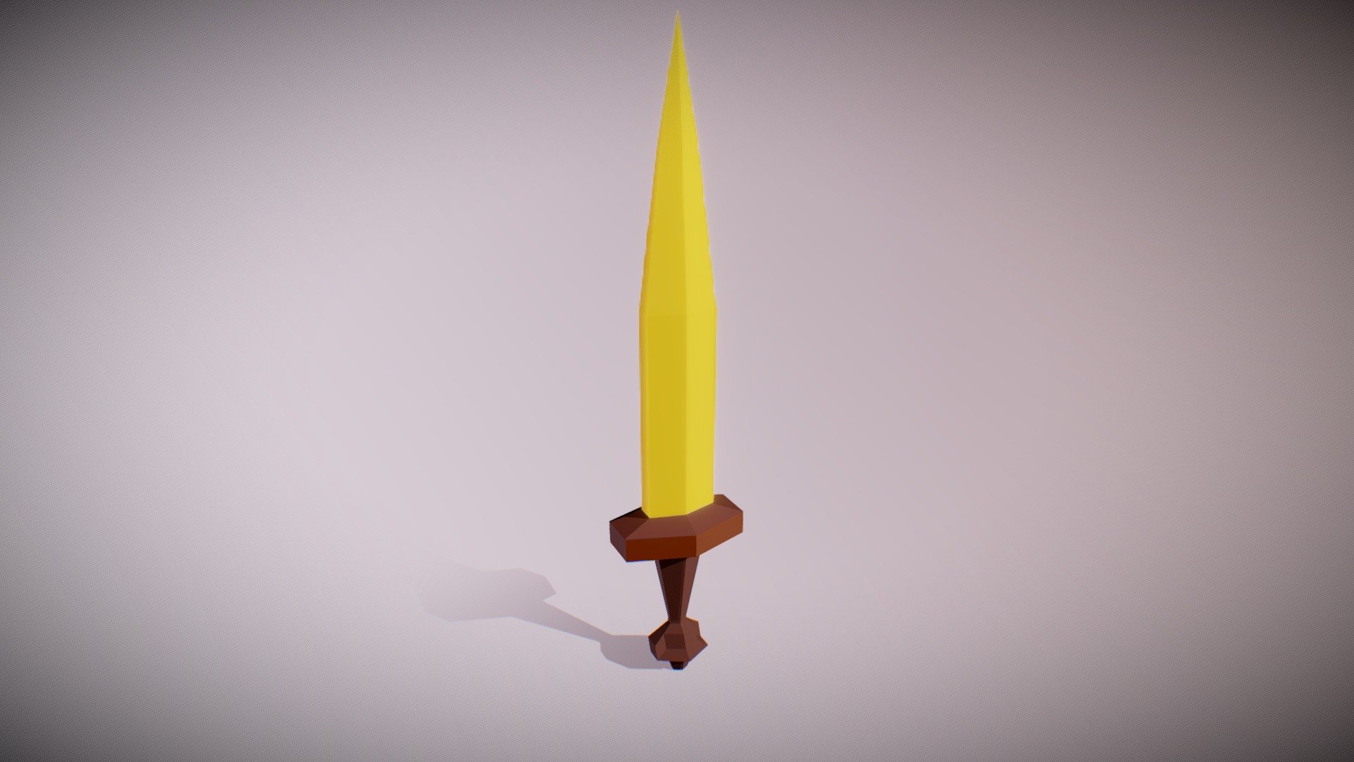Sword cartoon model - Download Free 3D model by feminaatwork [790d981 ...