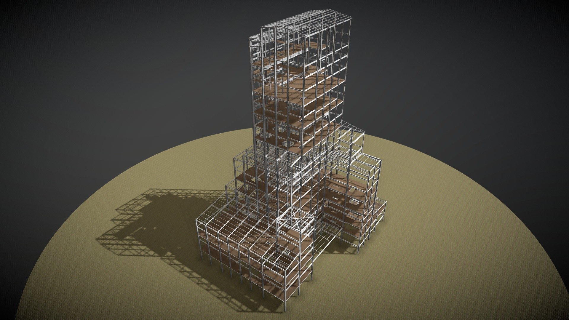 Industrial tower 24i01 - Buy Royalty Free 3D model by Jinda (@jindaarch ...