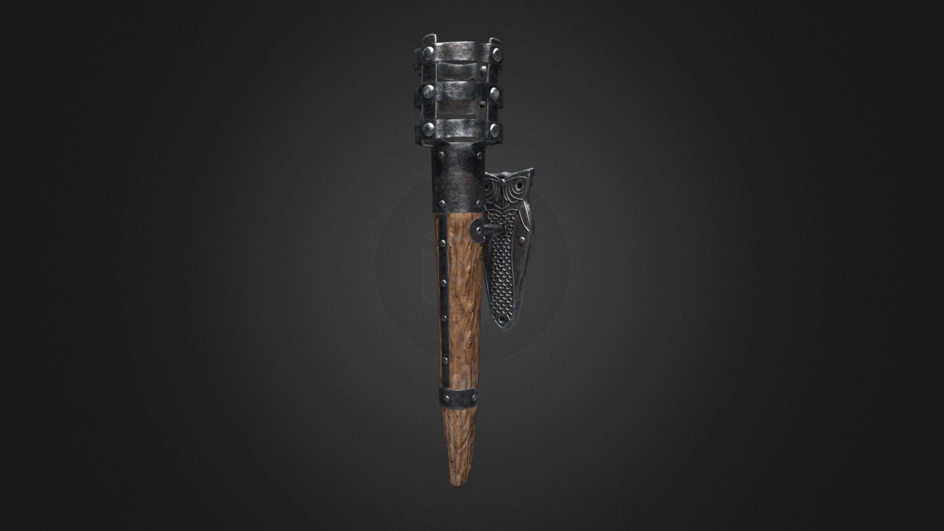 Medieval Torch - 3D model by ti.ego [790ee0b] - Sketchfab