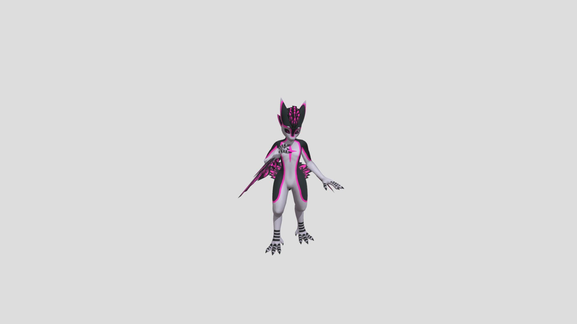 Hoshi Avali Furry OC 3DModels in Own Style - 3D model by RainbowFurry ...