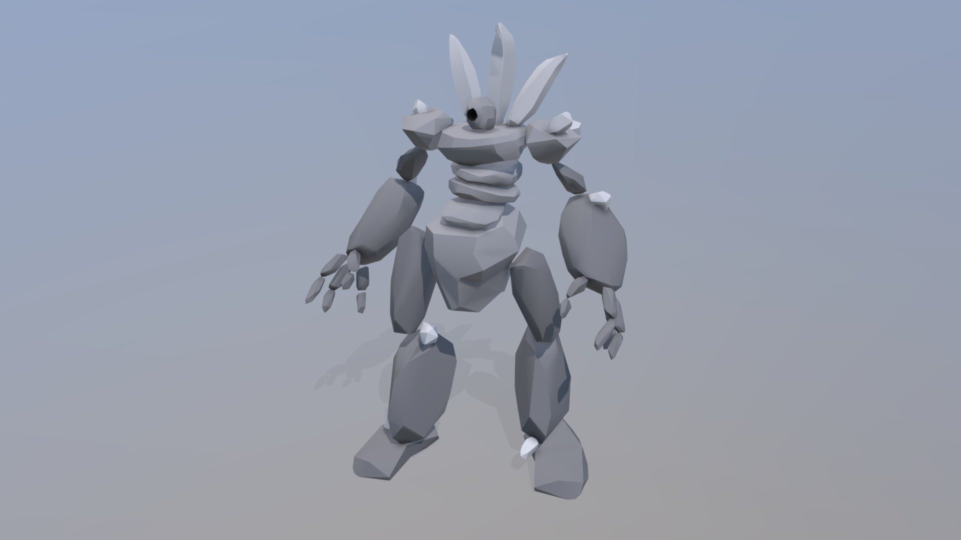 Low Poly - Rock Golem - 3D model by Infinity PBR (@infinitypbr ...
