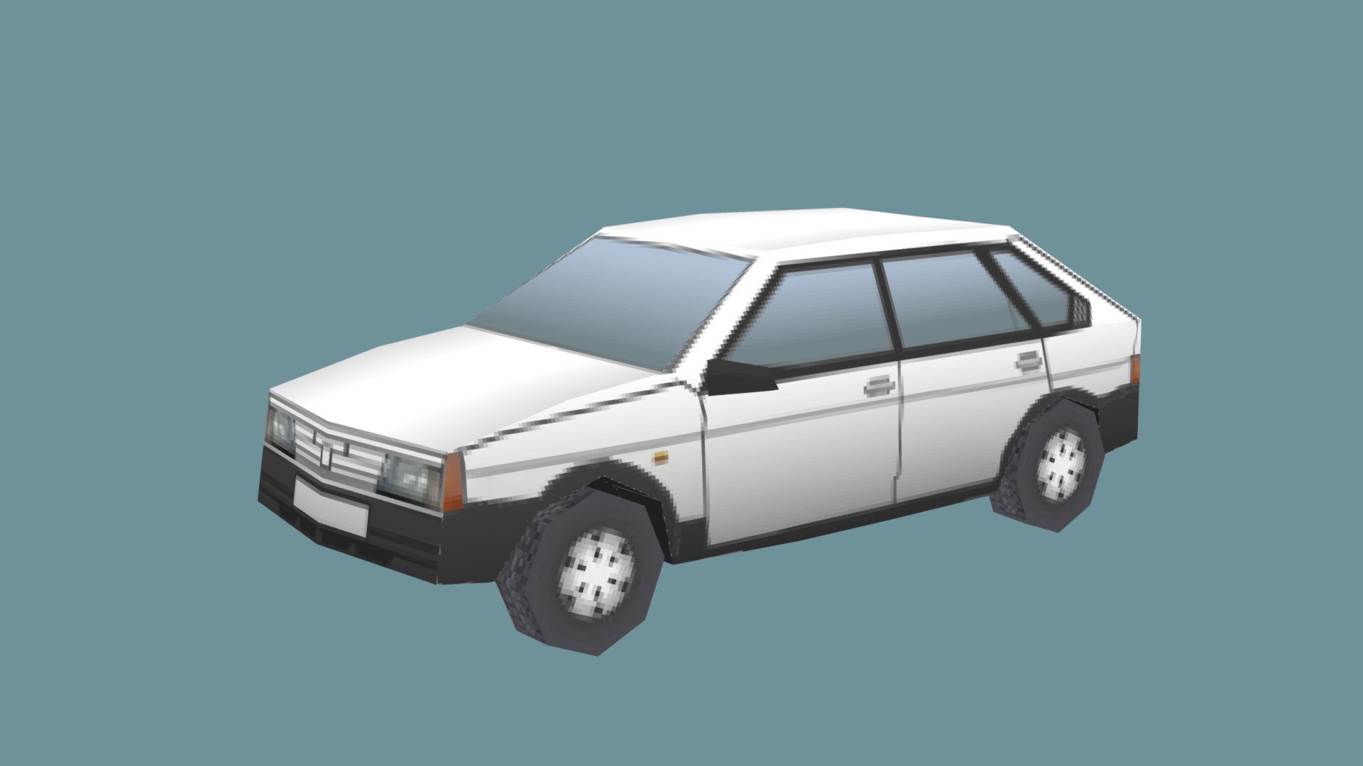 Lada 9 ps1 graphics - 3D model by Guso [7911fb6] - Sketchfab