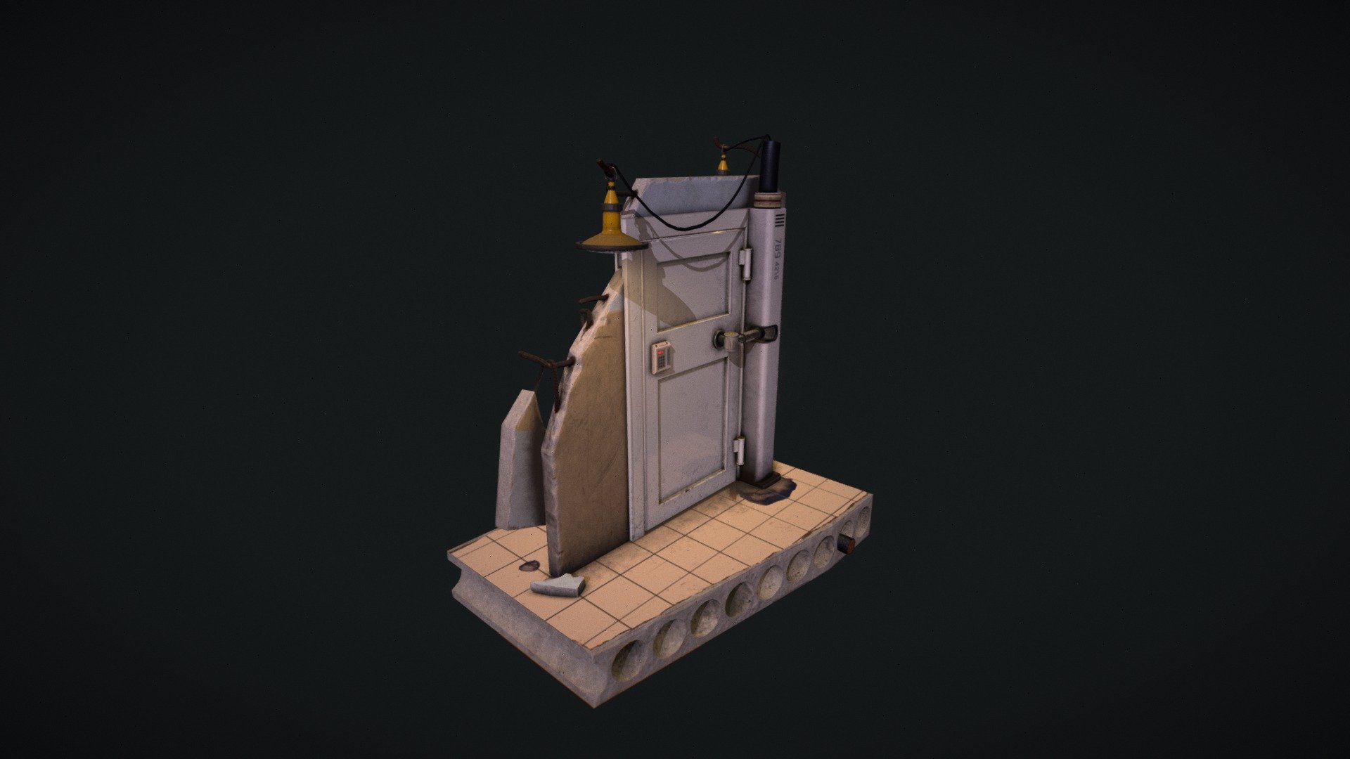 Automatic Door - 3D model by Evgeniy.R (@d0808) [7913302] - Sketchfab