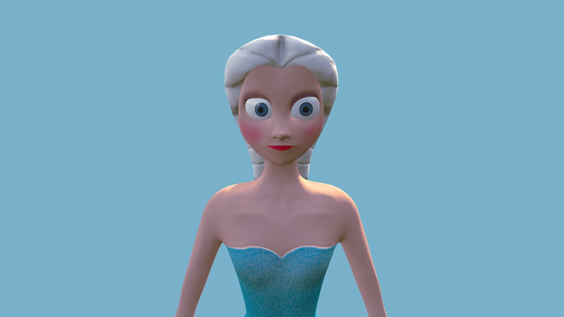 Elsa AGORA VAI - 3D model by danielacardoso [7914dff] - Sketchfab