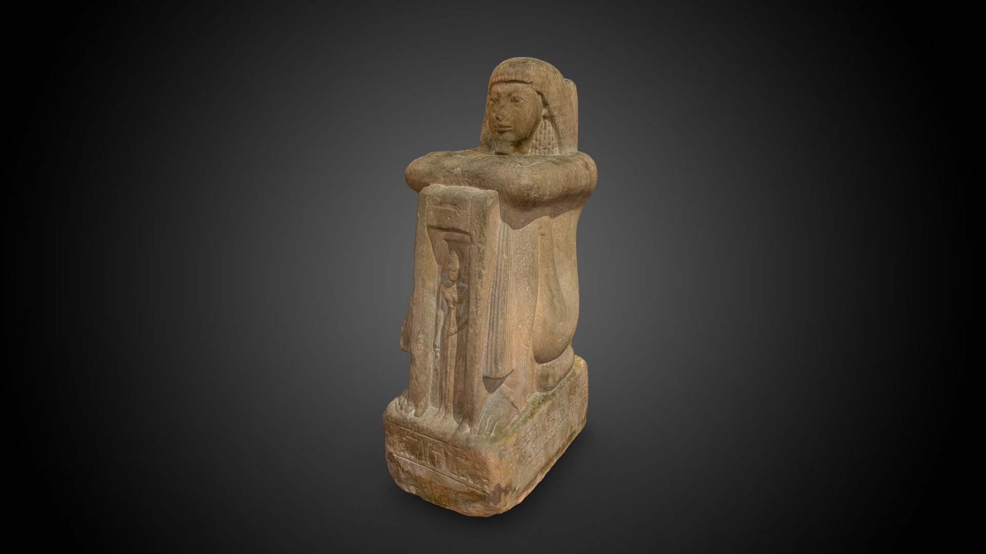 Naophorous Statue of Qen, Priest of Anukis - 3D model by Museo Egizio ...