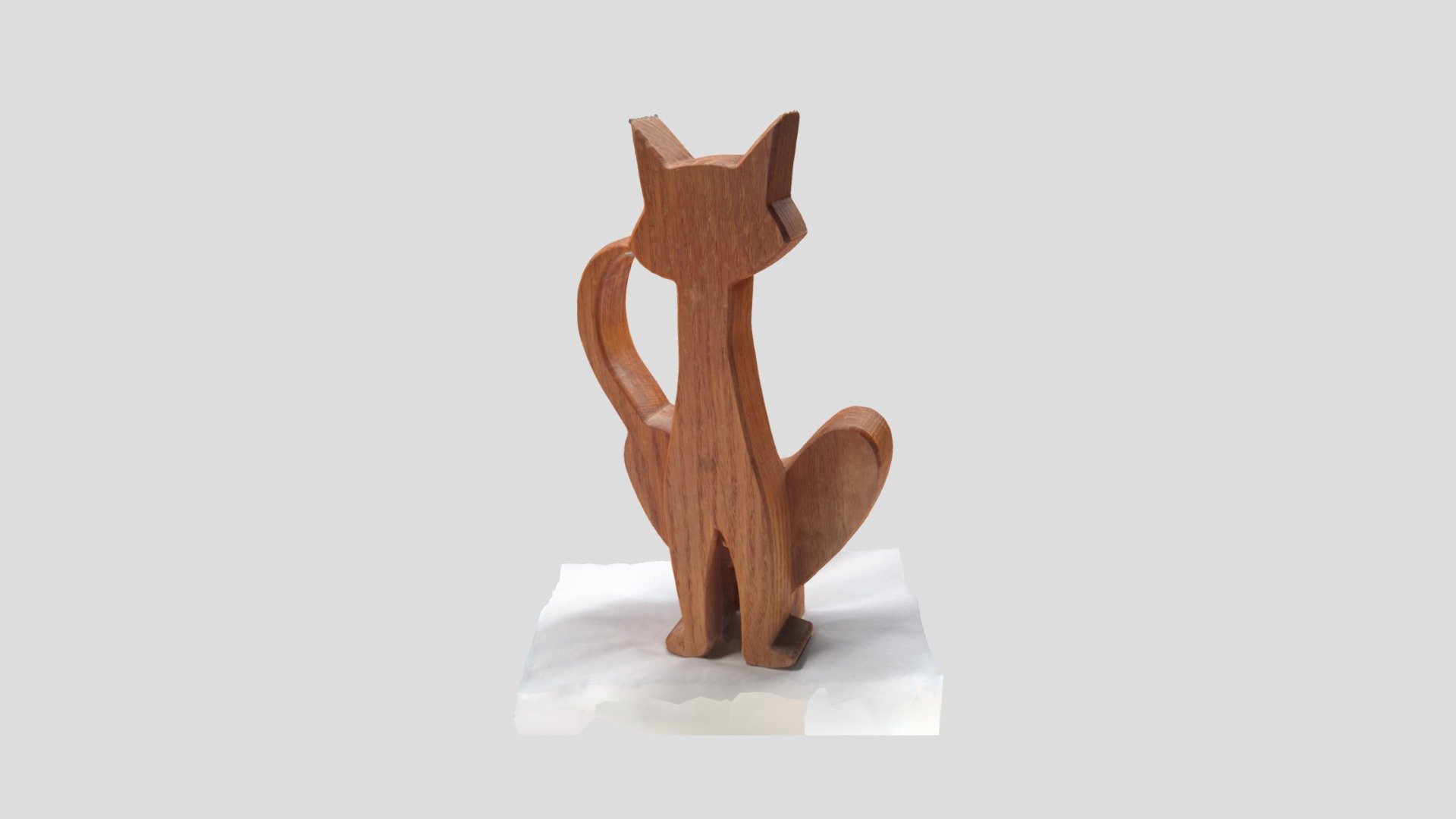 Wood Cat - 3D model by Belliqueu [7916a63] - Sketchfab