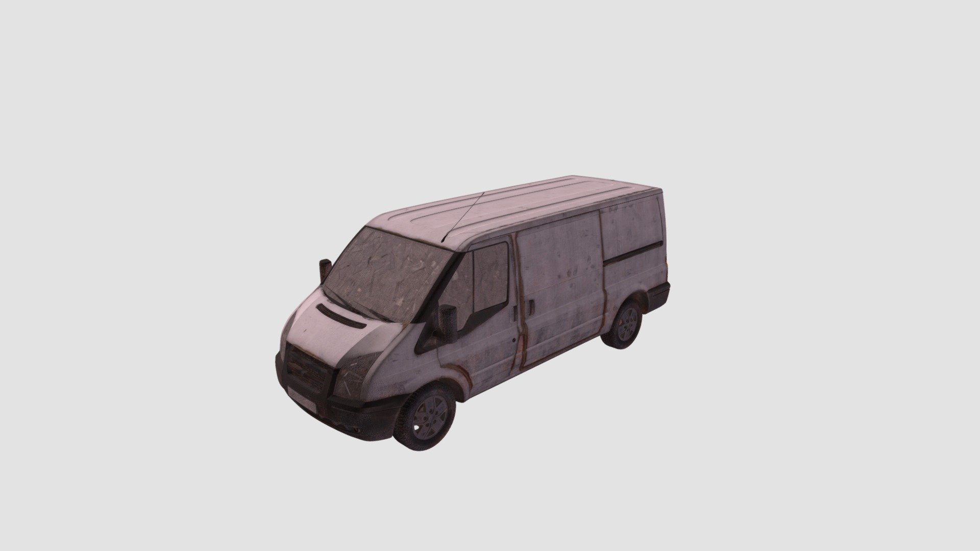destroyed van - Buy Royalty Free 3D model by Evermotion [791814f ...