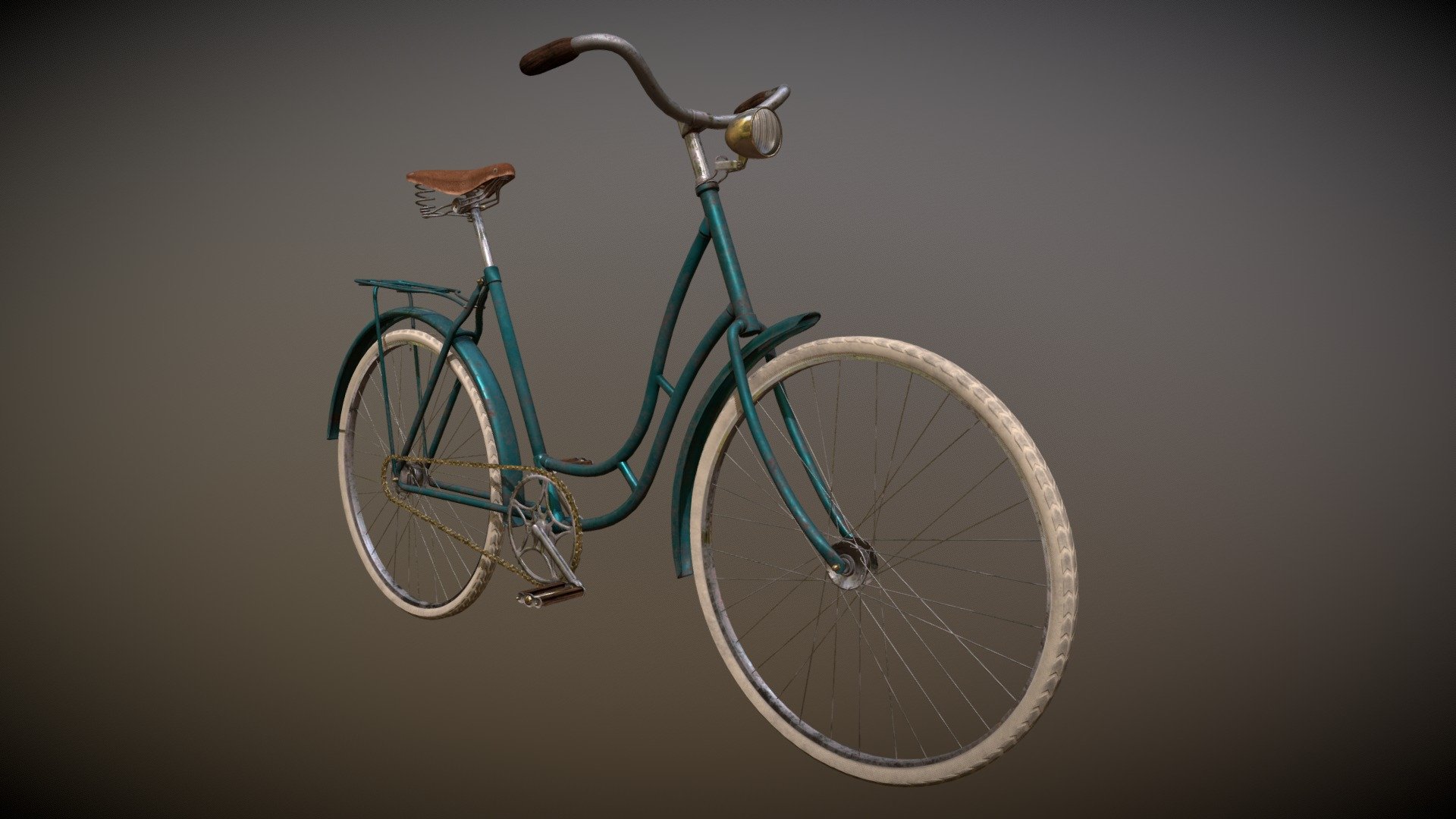 Retro bicycle - 3D model by Litha Bacchi (@litha_bacchi) [7919a96 ...