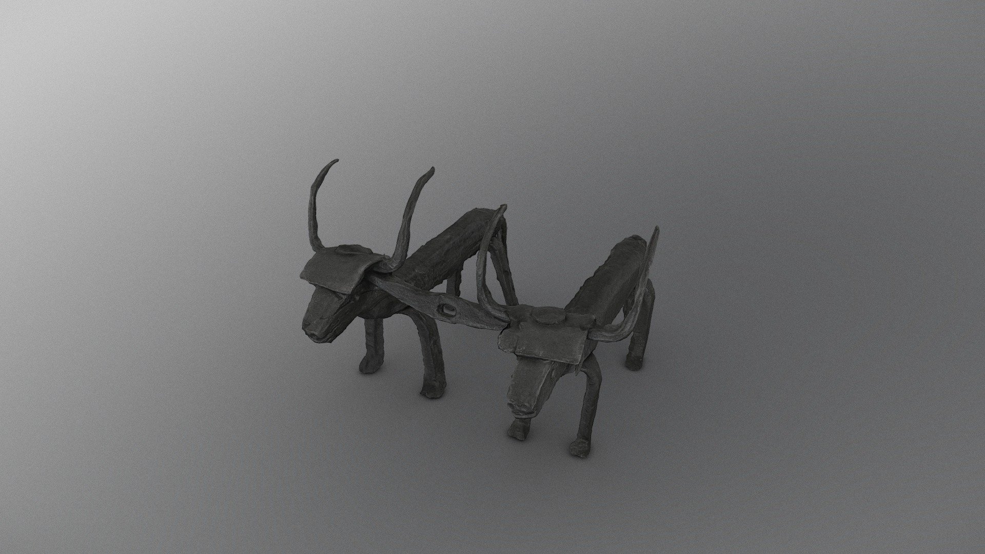 Metal bulls - Download Free 3D model by Zubrnice Open Air Museum ...