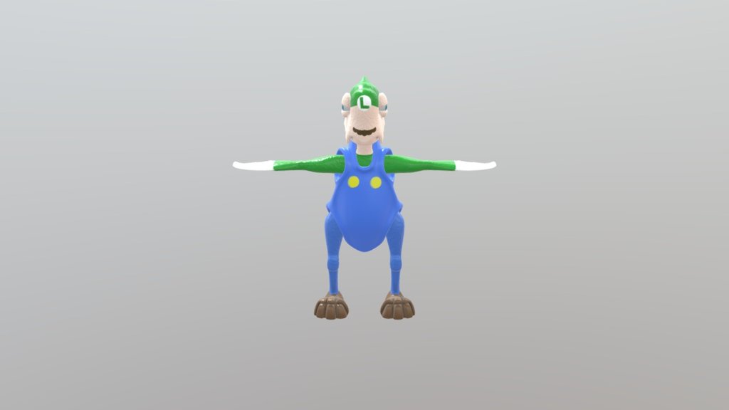 Luigi Turtle - 3D model by nextgenalice [791c3f0] - Sketchfab