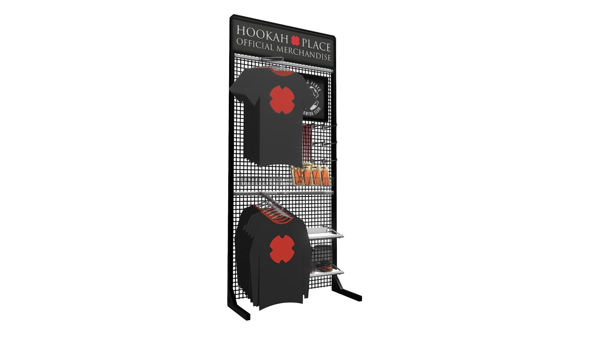 HOOKAH MARKET MERCH STAND - 3D model by fishhatefish [791c7cd] - Sketchfab