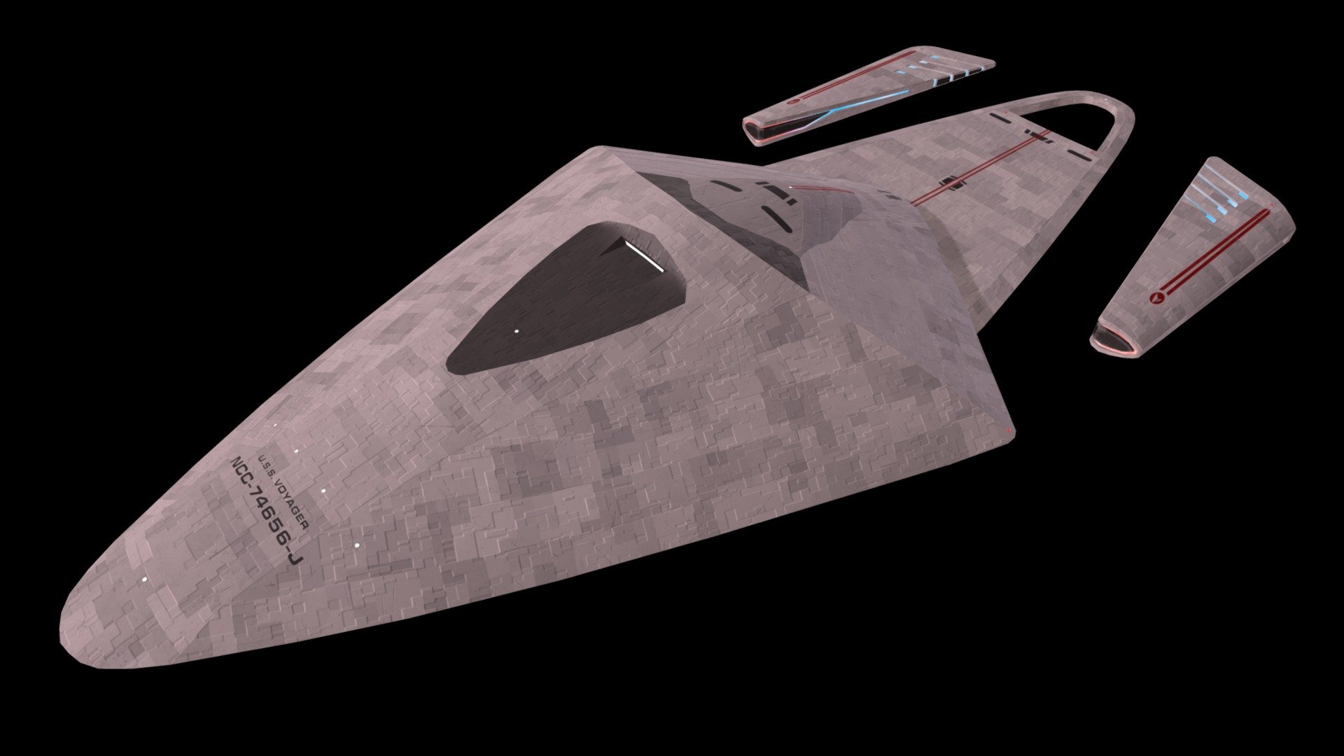 Intrepid-Class (Star Trek: Discovery) - 3D model by Pundus Art (@Pundus ...