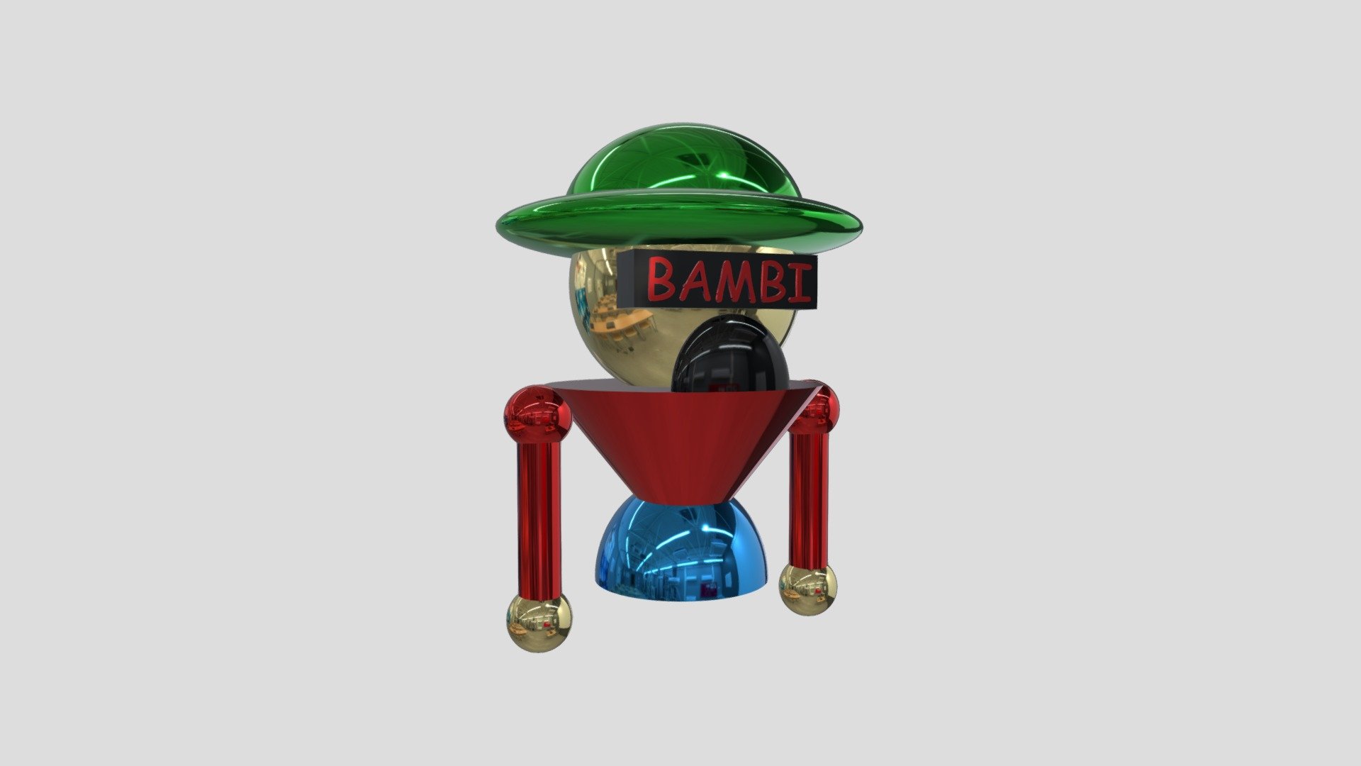 Robot Bambi - Download Free 3D model by GApple top 1 number best lover ...