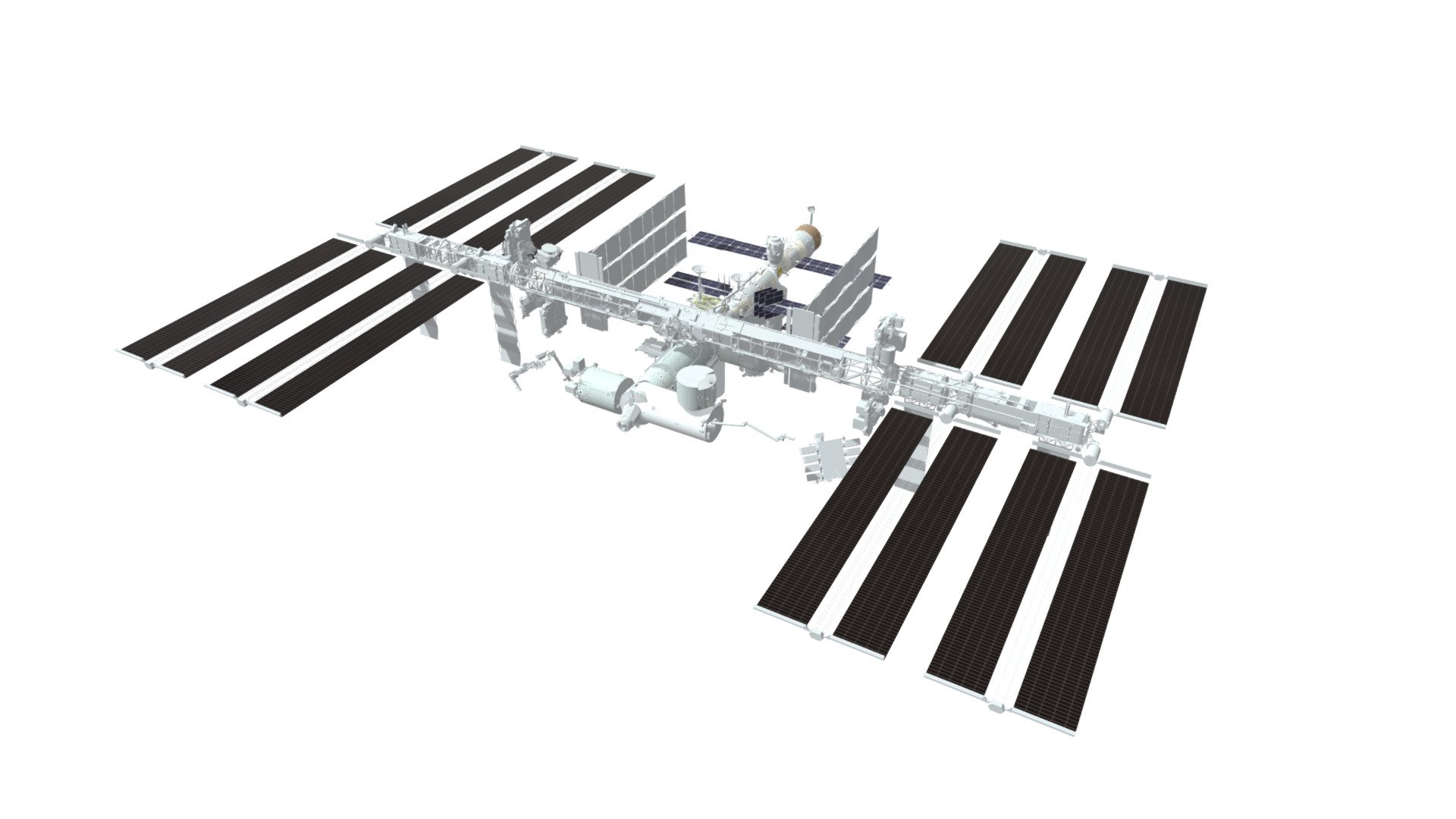 ISS - 3D model by cavicom (@ASI) [791de35] - Sketchfab