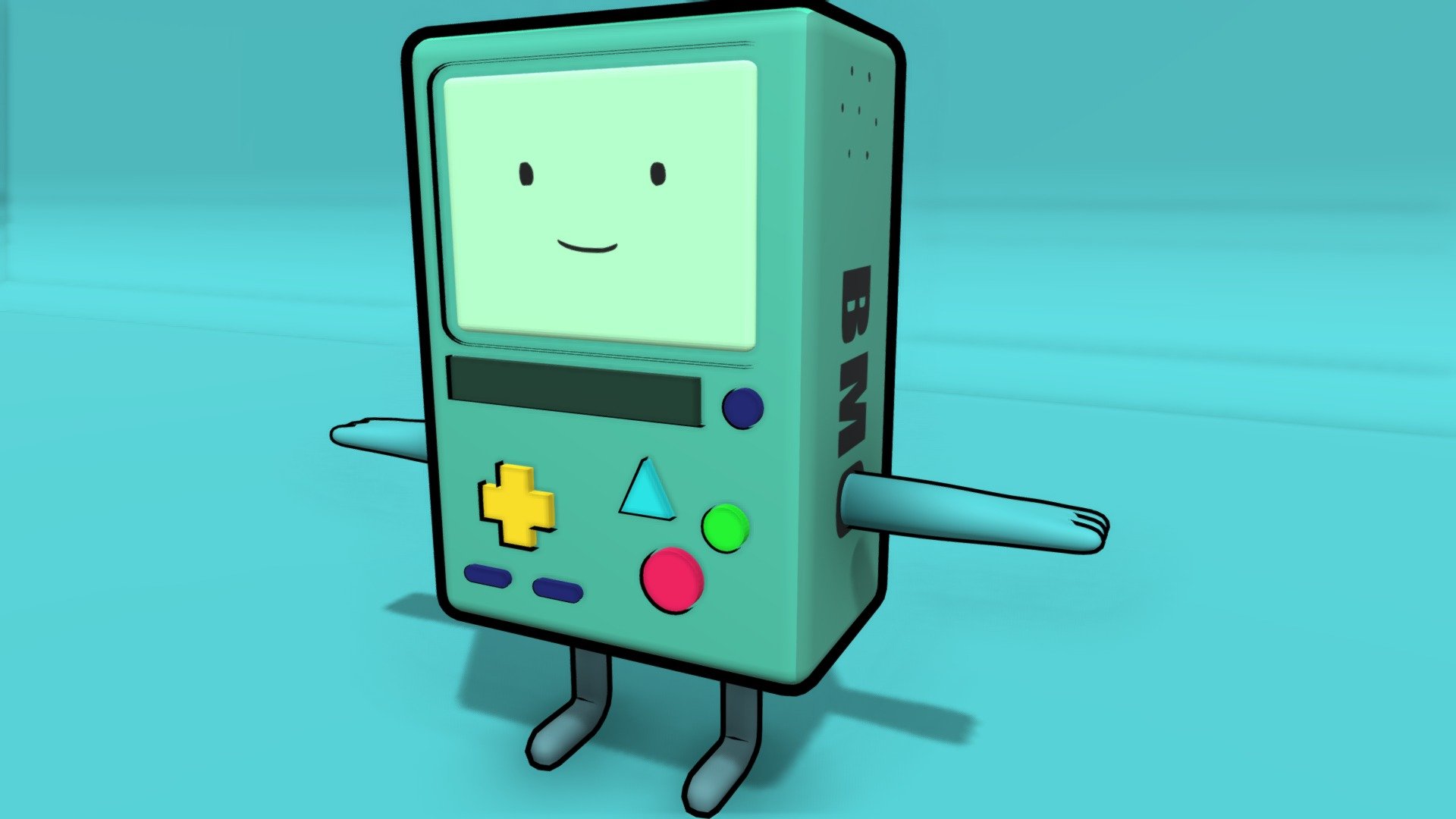 BMO - Download Free 3D model by Pabloiagudo [791f8fb] - Sketchfab