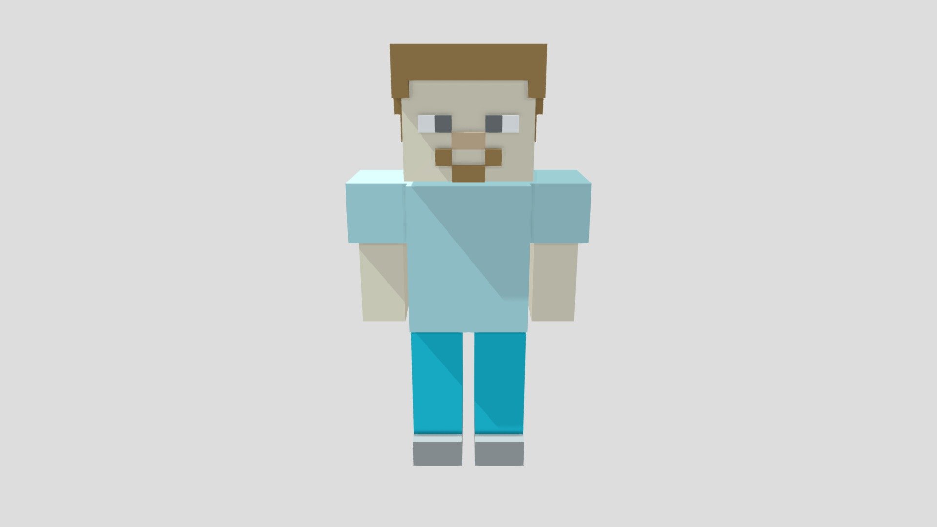 Minecraft Steve - 3D model by GraphVikharev [791faeb] - Sketchfab