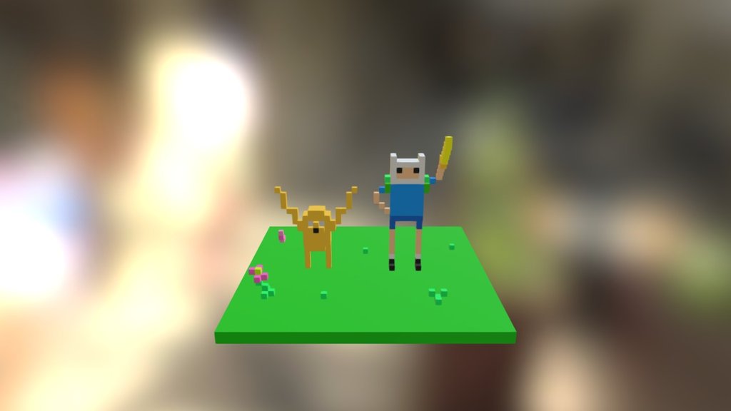 Finn & Jake - 3D model by Redley Rabelo (@decrofts) [791fef6] - Sketchfab