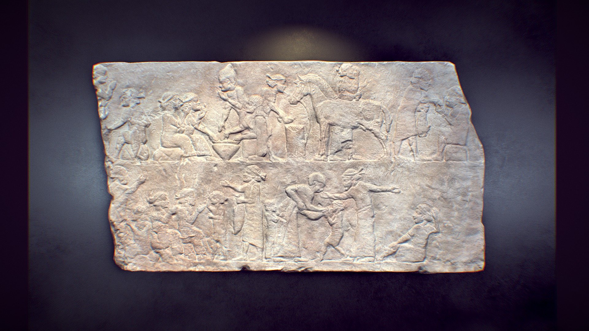 Elamite Prisoners - 3D model by Harvard Museum of the Ancient Near East ...