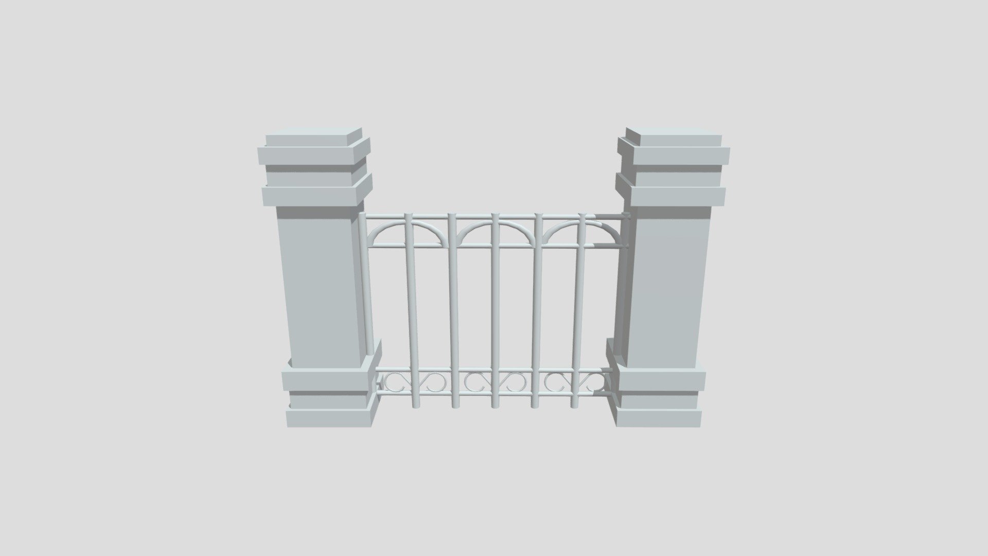Graveyard Gate - Download Free 3D model by Ashleigh Wilkinson ...