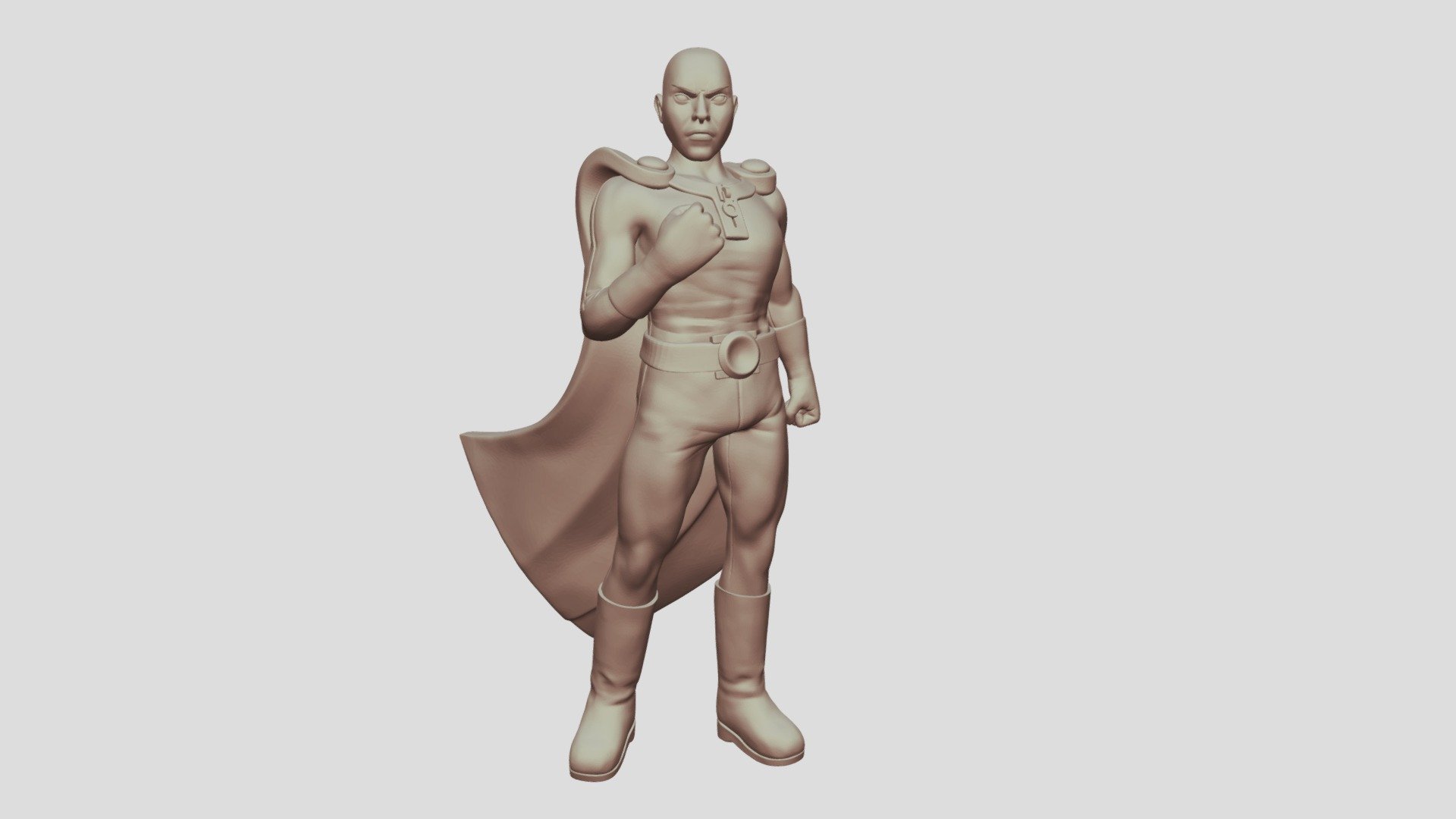 Saitama - Download Free 3D model by yellingorange [792228d] - Sketchfab