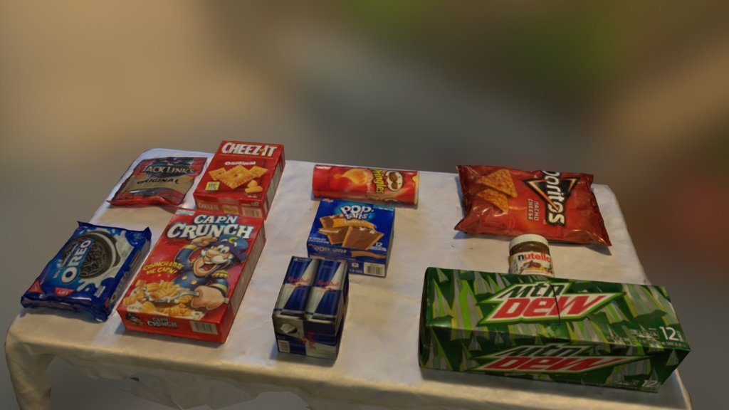 Top Gamer Foods Virtual Reality Market VRM10002 - 3D model by iontrades ...