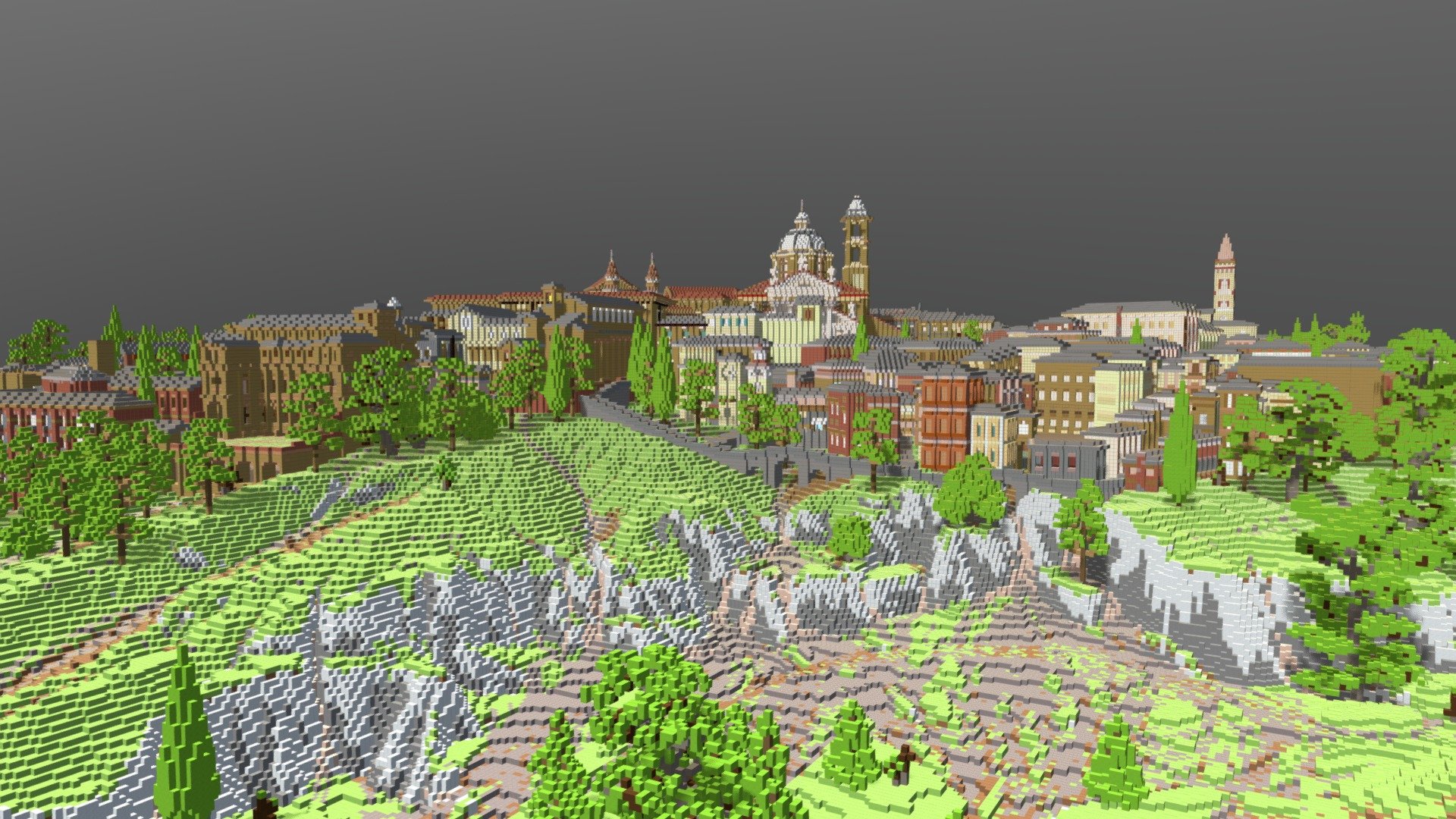 Urbino, Italy in Minecraft - 3D model by Shapescape [7926135] - Sketchfab