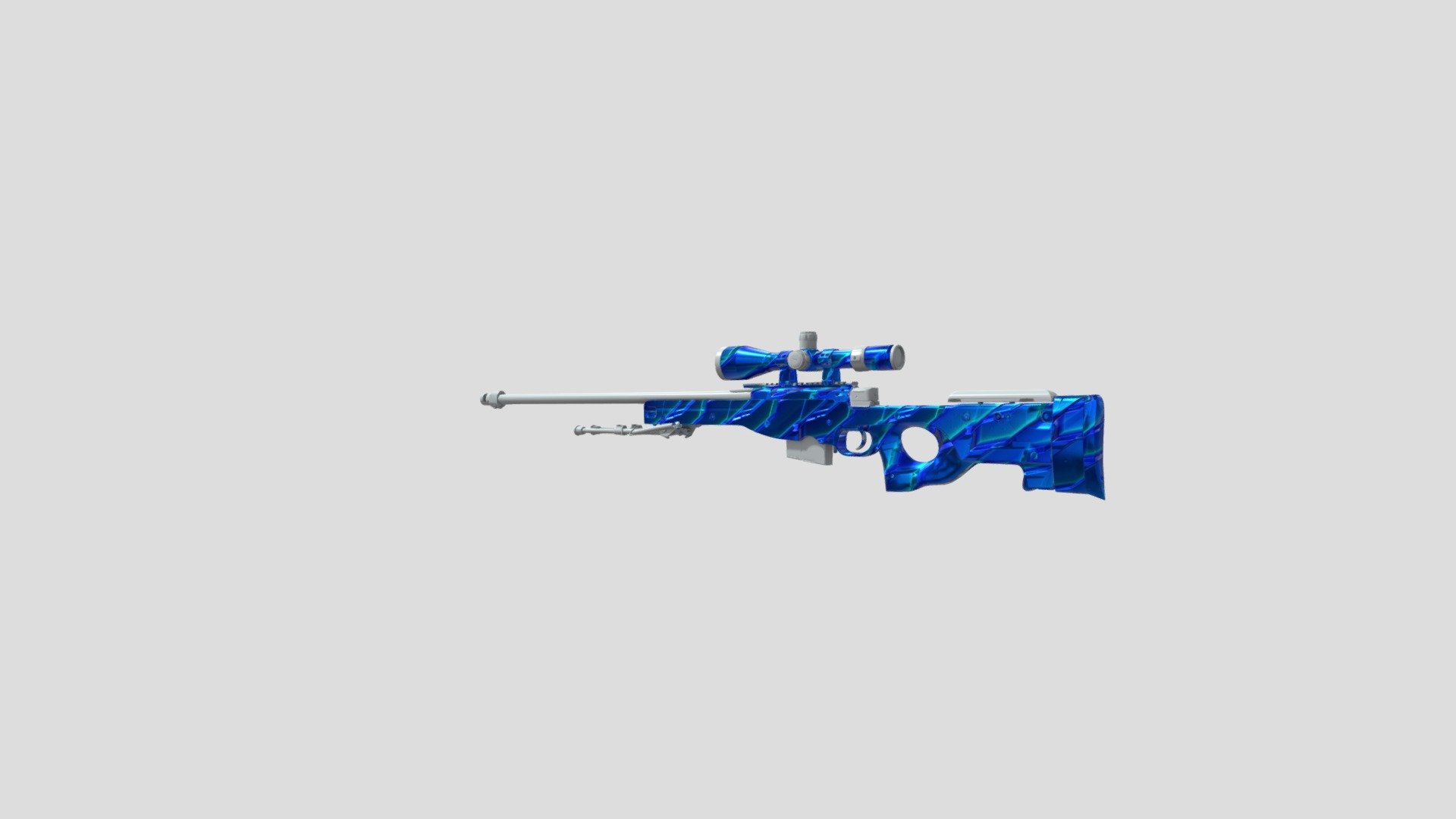 Skin cs 2 awp- Magic Ice - 3D model by Bardolin (@startford1232 ...