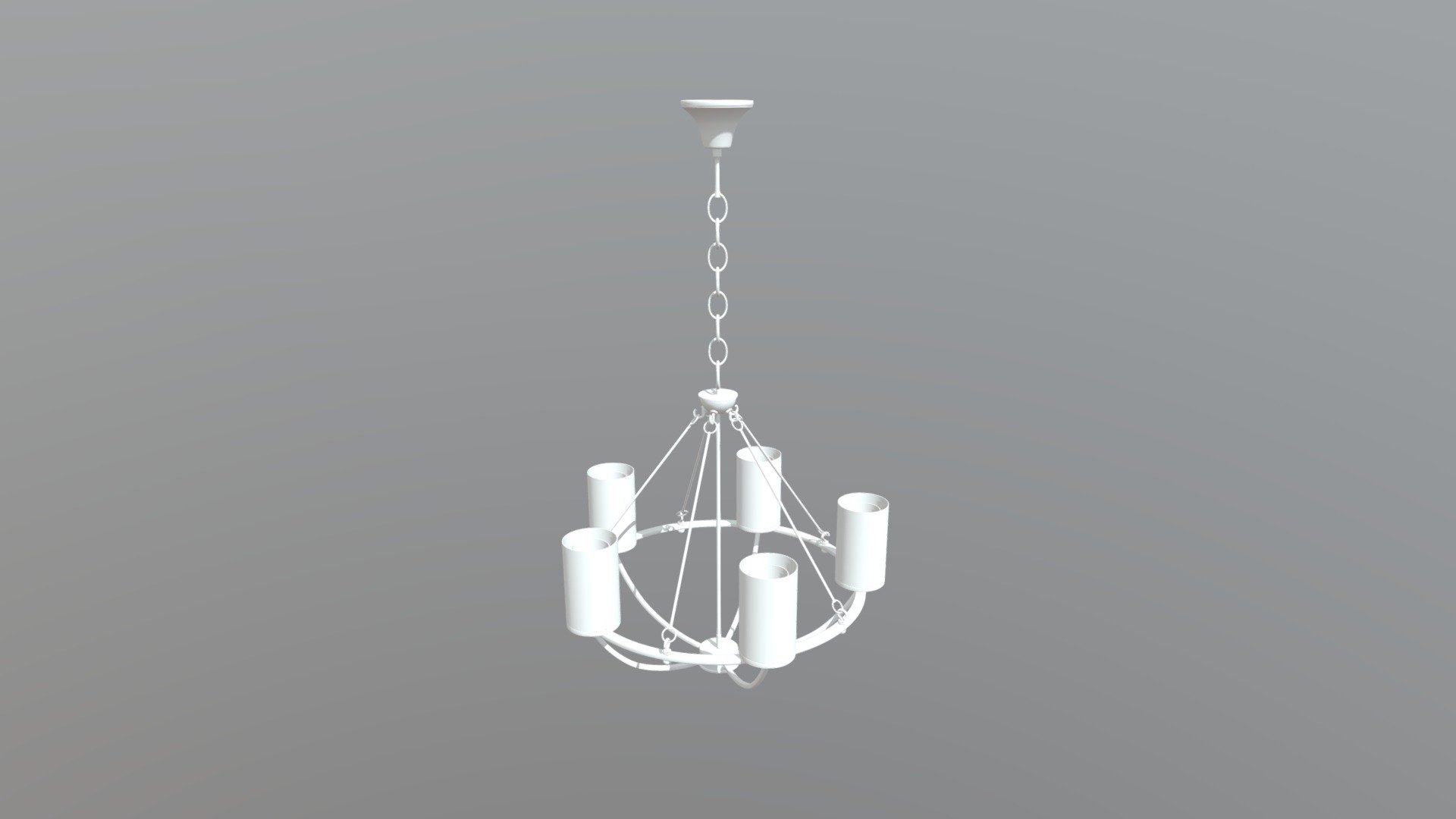 Подвесная люстра Vele Luce в ретро-стиле - 3D model by Lu.ru ...