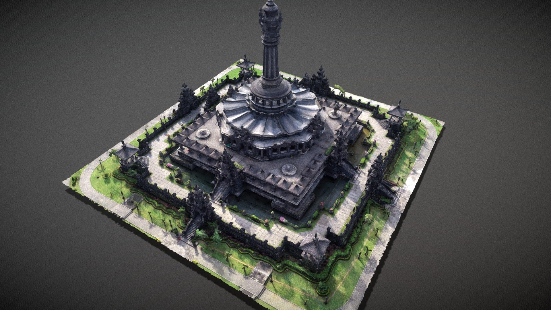 Bajra Sandhi Monument - Building - Buy Royalty Free 3D model by ...